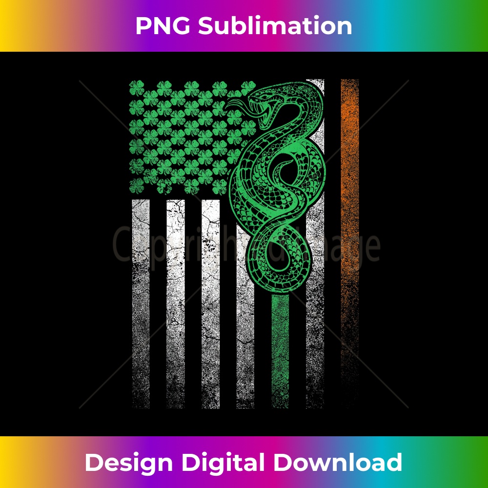 Snake Reptile Irish American Flag St. Patrick's Day Nature 1 | Inspire ...