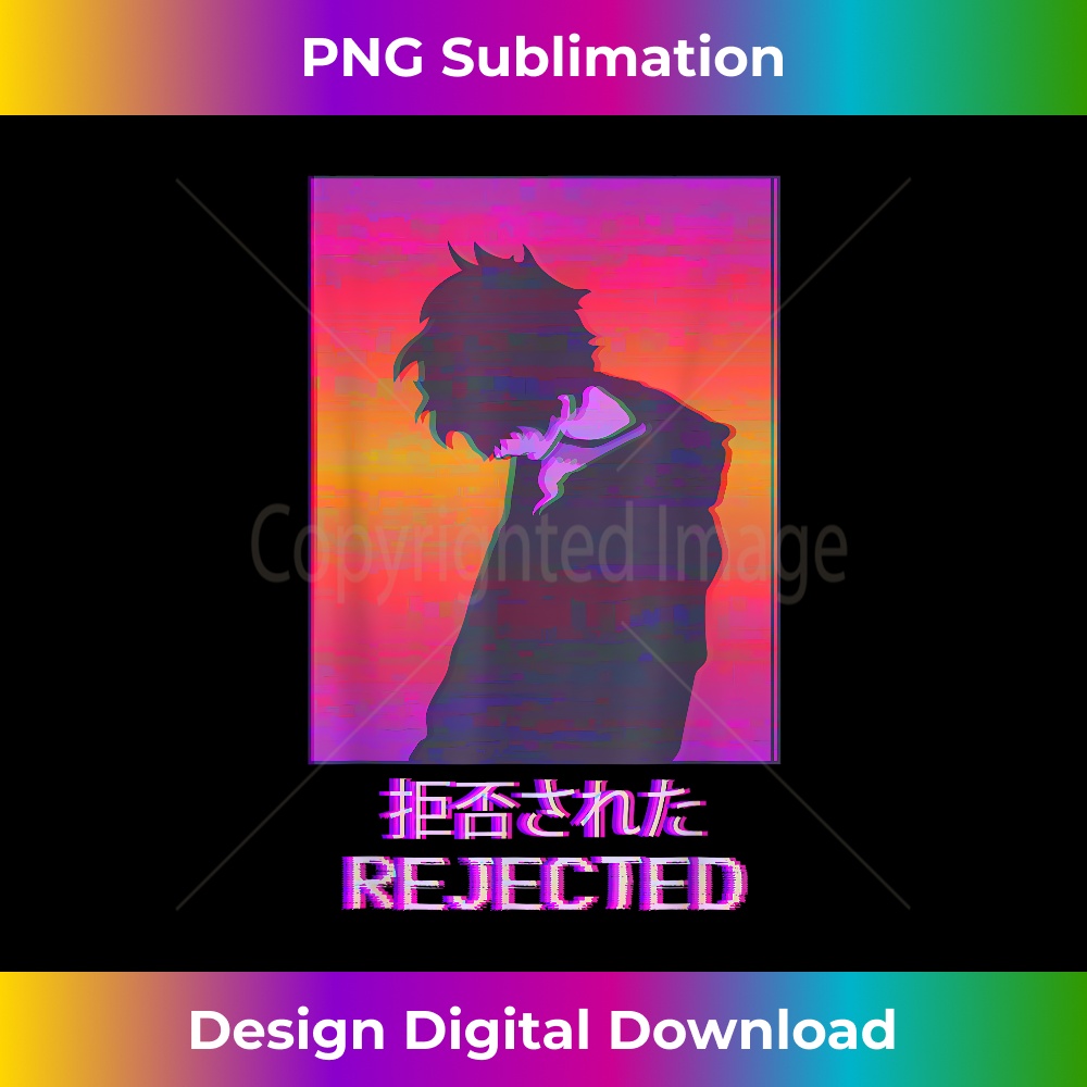 Sad Anime Boy Emo Japanese Vaporwave Aesthetic Rejected 2 - | Inspire ...