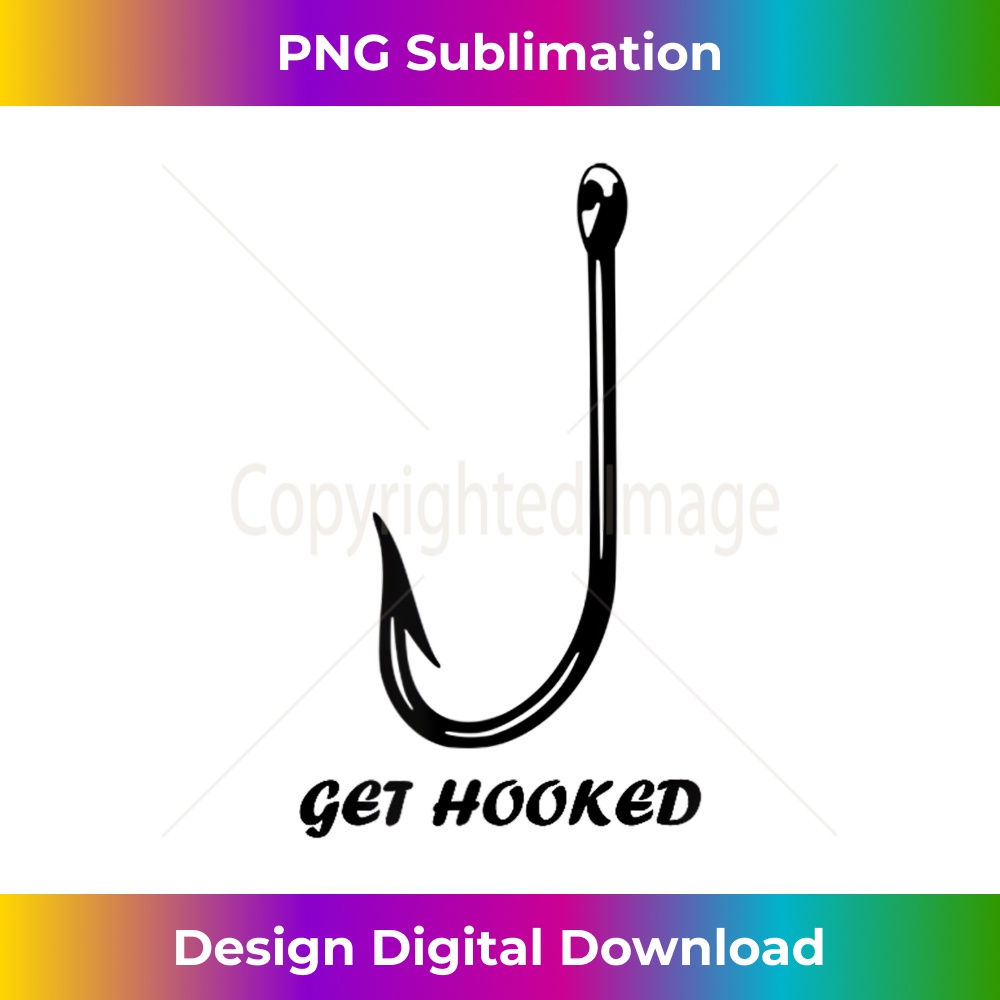 Cool Outdoors Fishing Get Hooked Fish Hook - PNG Transparent | Inspire ...