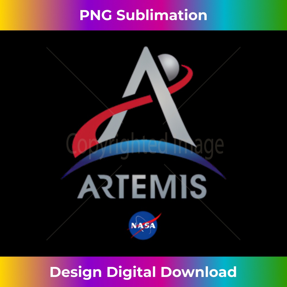 NASA Artemis Mission Logo 1 - Modern Sublimation PNG File | Inspire Uplift