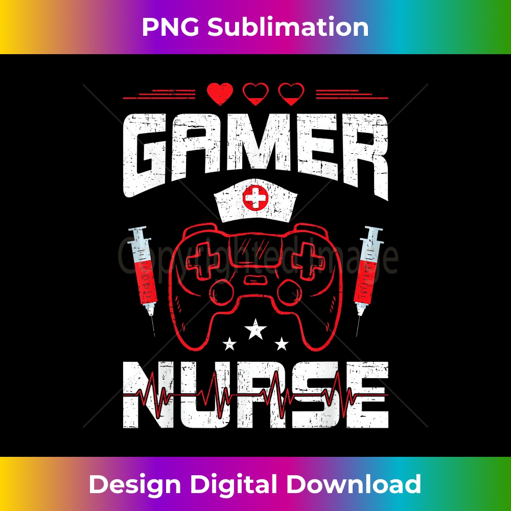 Gamer Nurse Video Gamer Gaming - Elegant Sublimation PNG Dow | Inspire ...