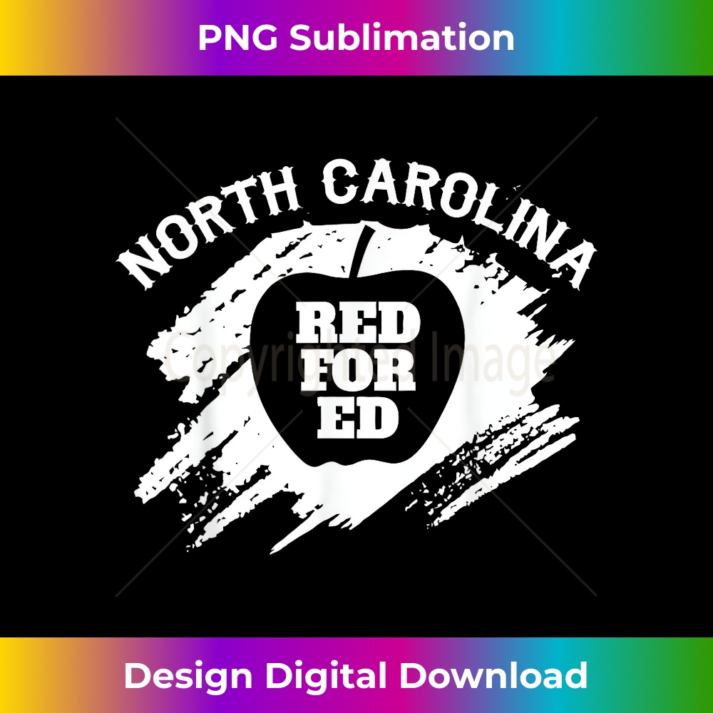 Red For Ed North Carolina Teacher Protest Red Apple - PNG Tr | Inspire ...