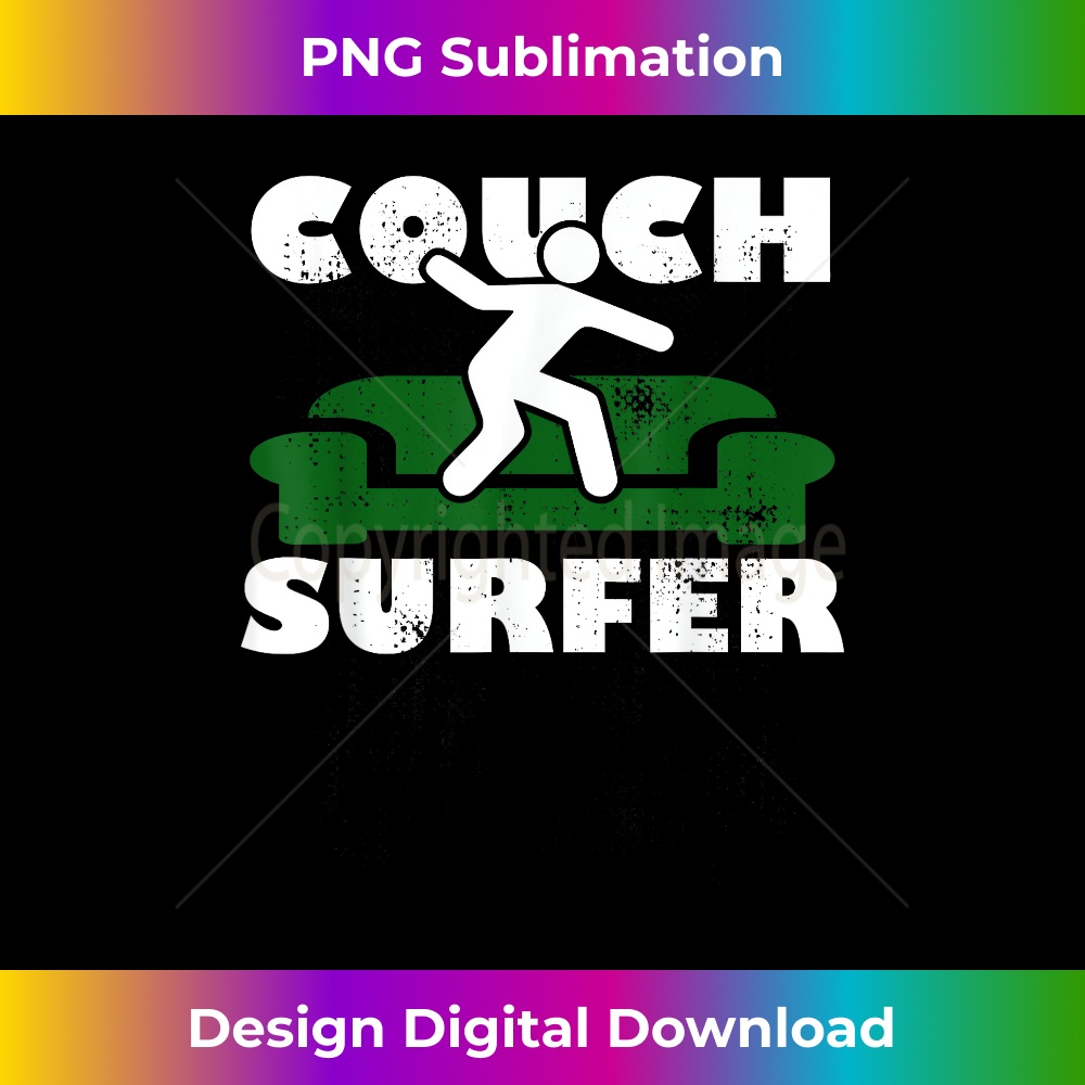 Couch Surfer - Instant PNG Sublimation Download | Inspire Uplift