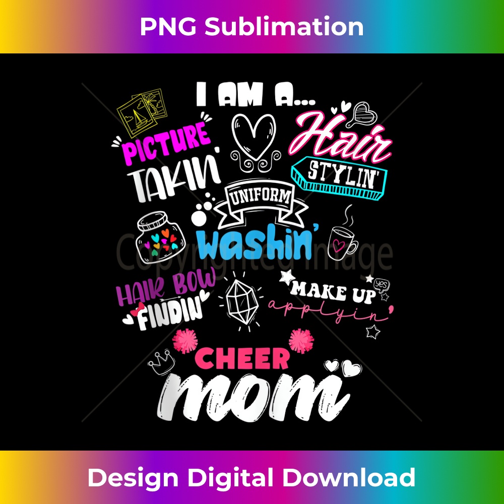 Funny Cheerleading Mom For Cheer Moms Cheer Squad Cheer Mom | Inspire ...