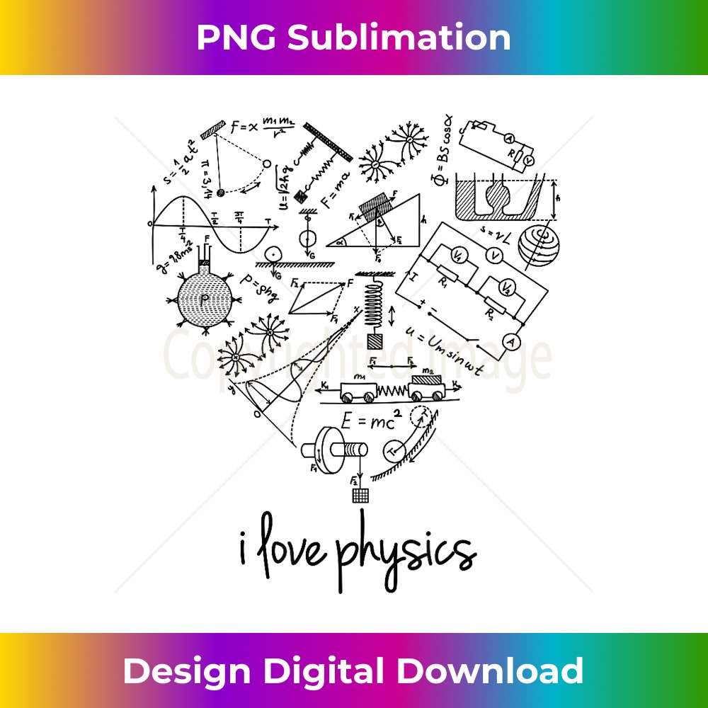 I Love Physics Science Math Graph Formula Equation - Exclusi - Inspire ...