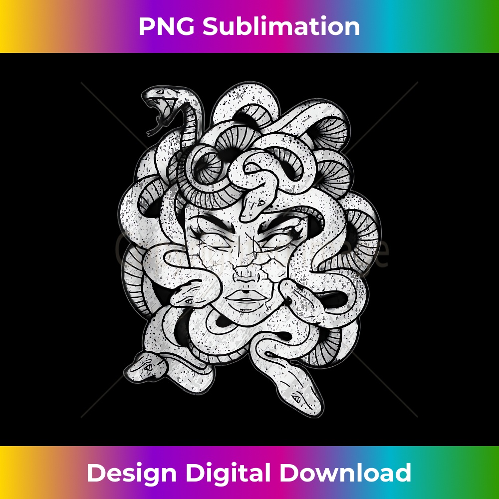 Medusa Black & White Stone Statue - Greek Mythology Medusa 1 | Inspire ...