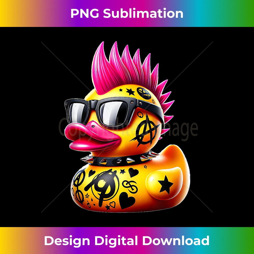 Exotic Rubber Duck Punk Rocker Rubber Ducky - Instant Sublim | Inspire ...