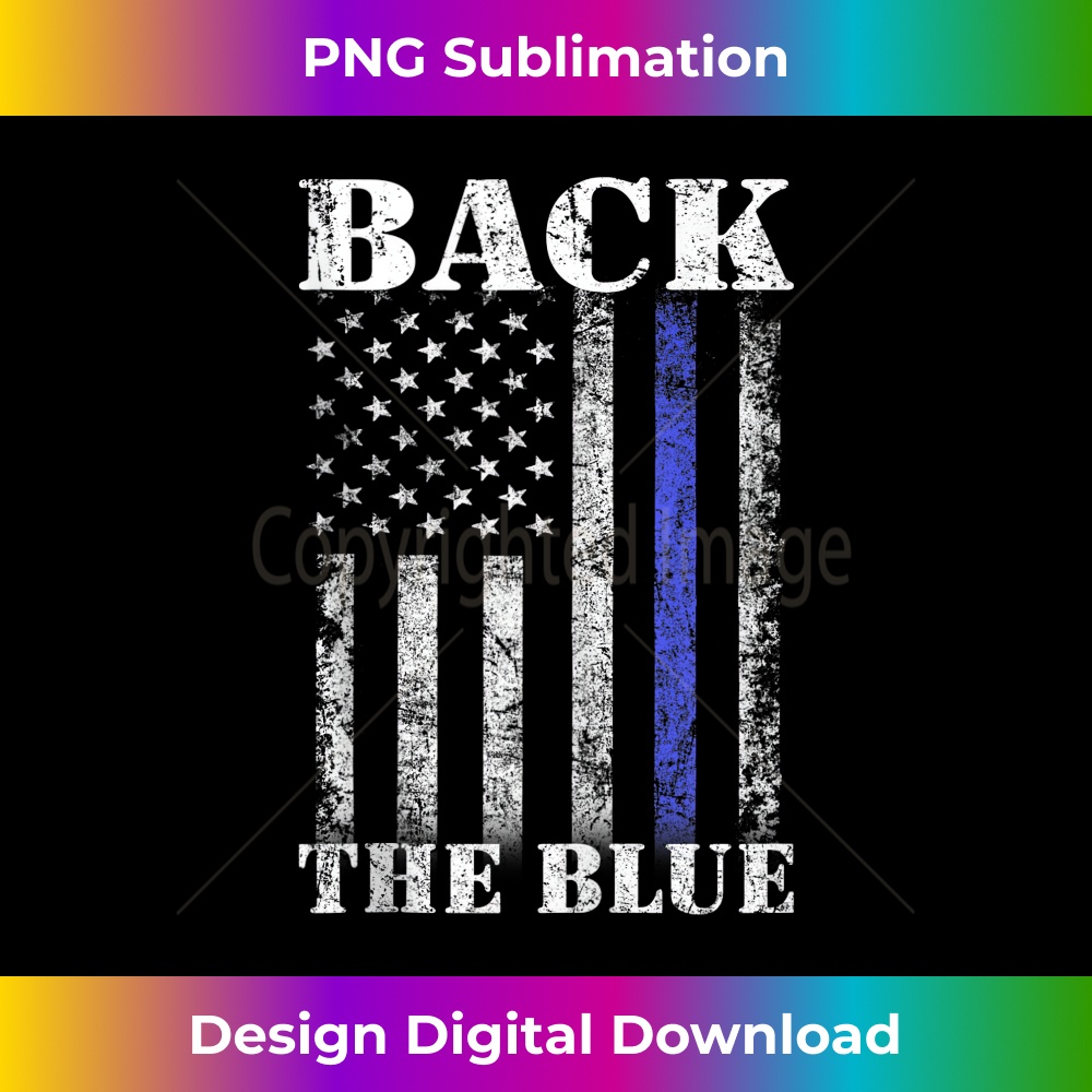 Thin Blue Line Back the Blue American Flag Police Support 1 | Inspire ...