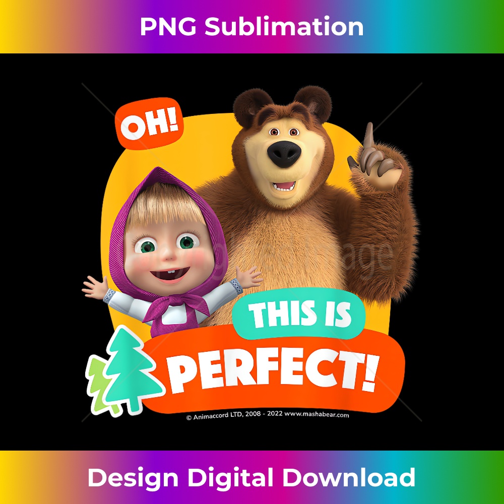 Masha and the Bear. Oh, this is perfect! 1 - Retro PNG Subli | Inspire ...