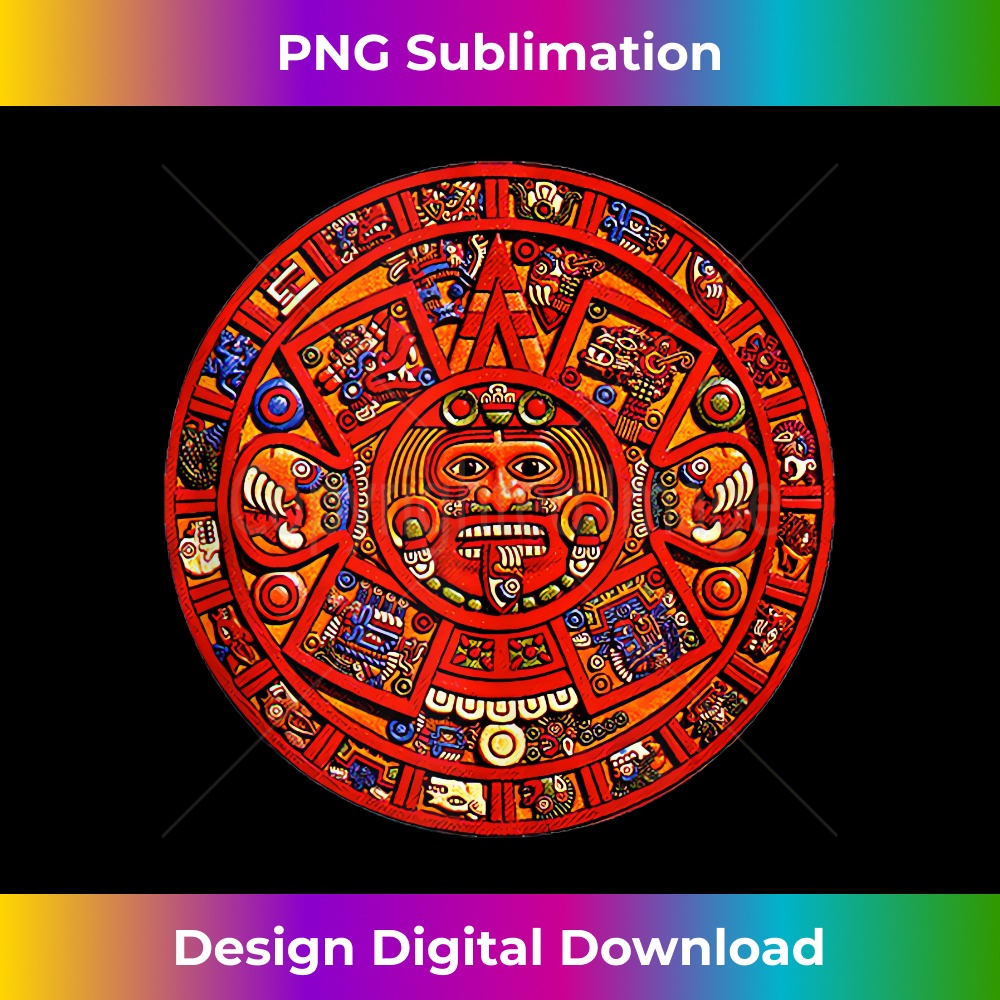Aztec Calendar Mexican Mayan - Signature Sublimation PNG Fil | Inspire ...