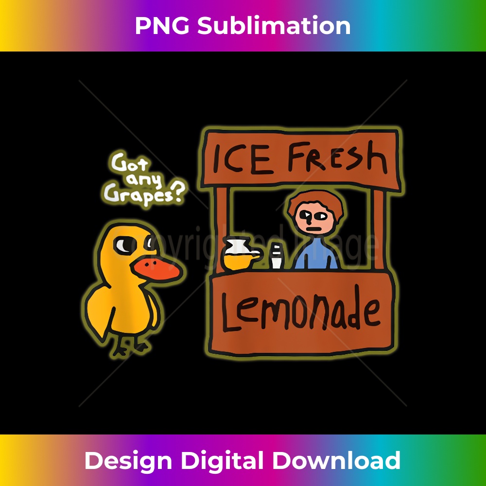 Ice Fresh Lemonade Duck Funny Got Any Grapes Love - PNG Tran | Inspire ...