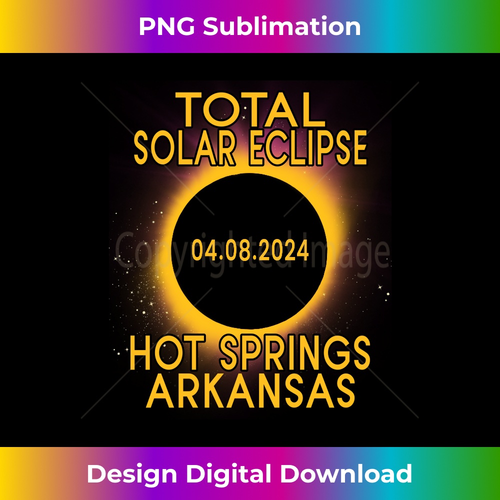 Total Solar Eclipse 2024 Hot Springs Arkansas Souvenir 1 - P | Inspire Uplift