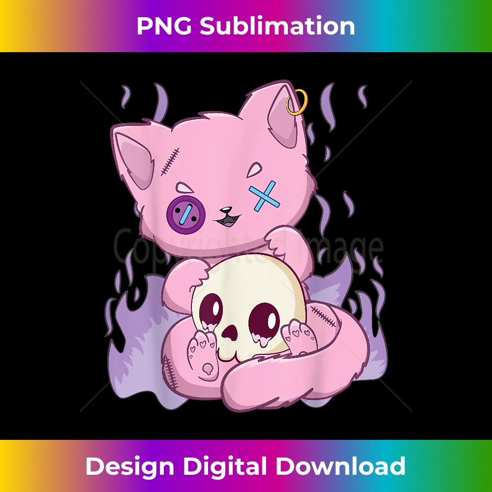 Yami Kawaii Pastel Goth Cute Creepy Black Cat Anime Voodoo 1 | Inspire ...