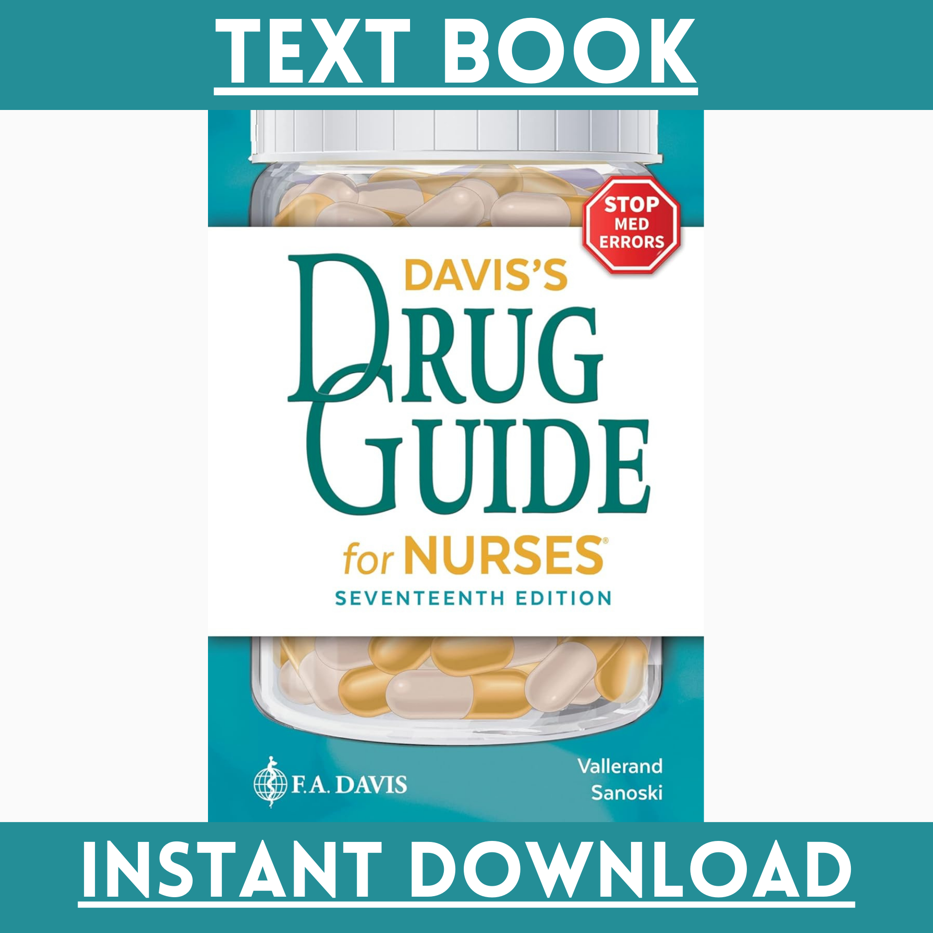 Complete Davis's Drug Guide for Nurses Seventeenth Edition | Inspire Uplift