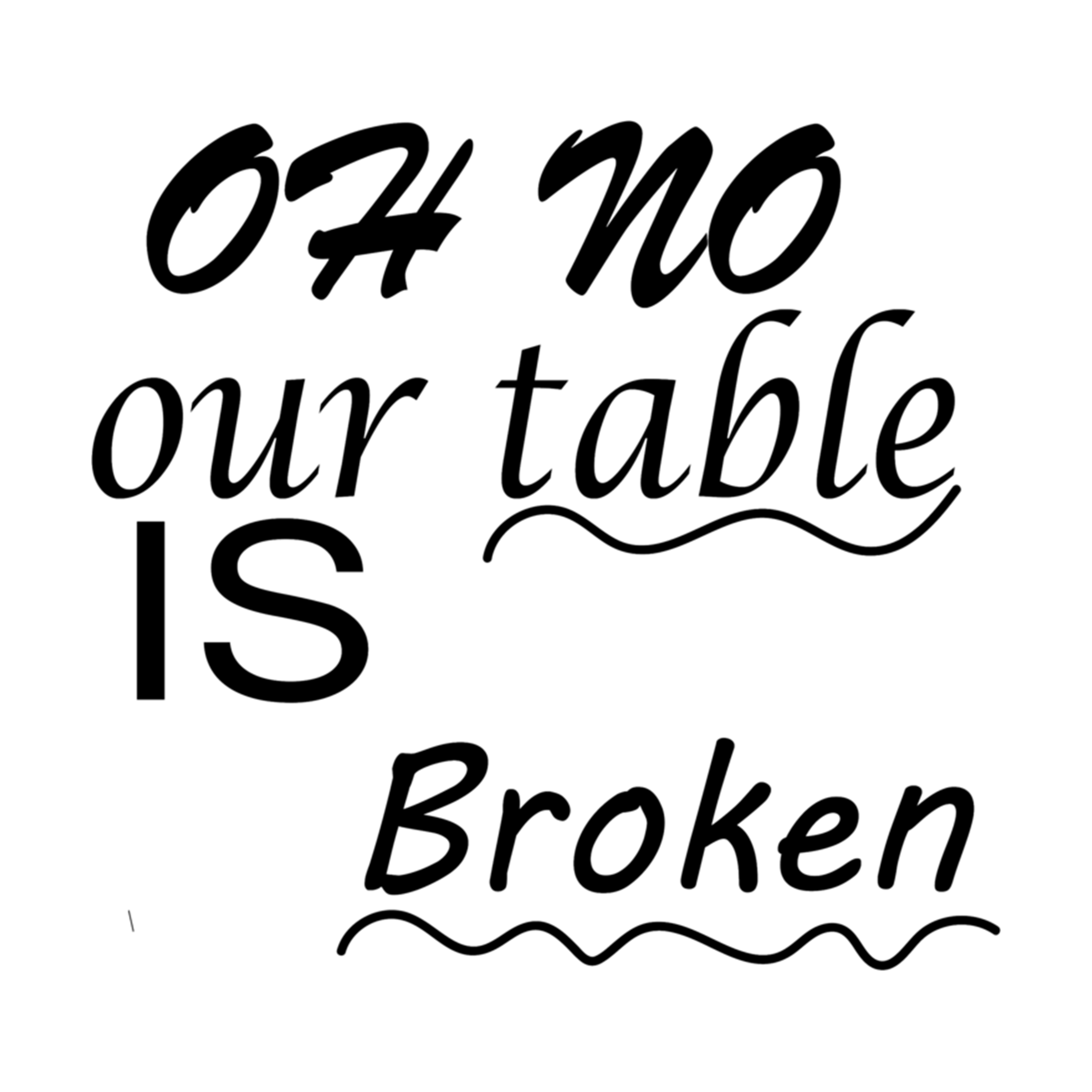 Oh no our table is broken (4) | Inspire Uplift