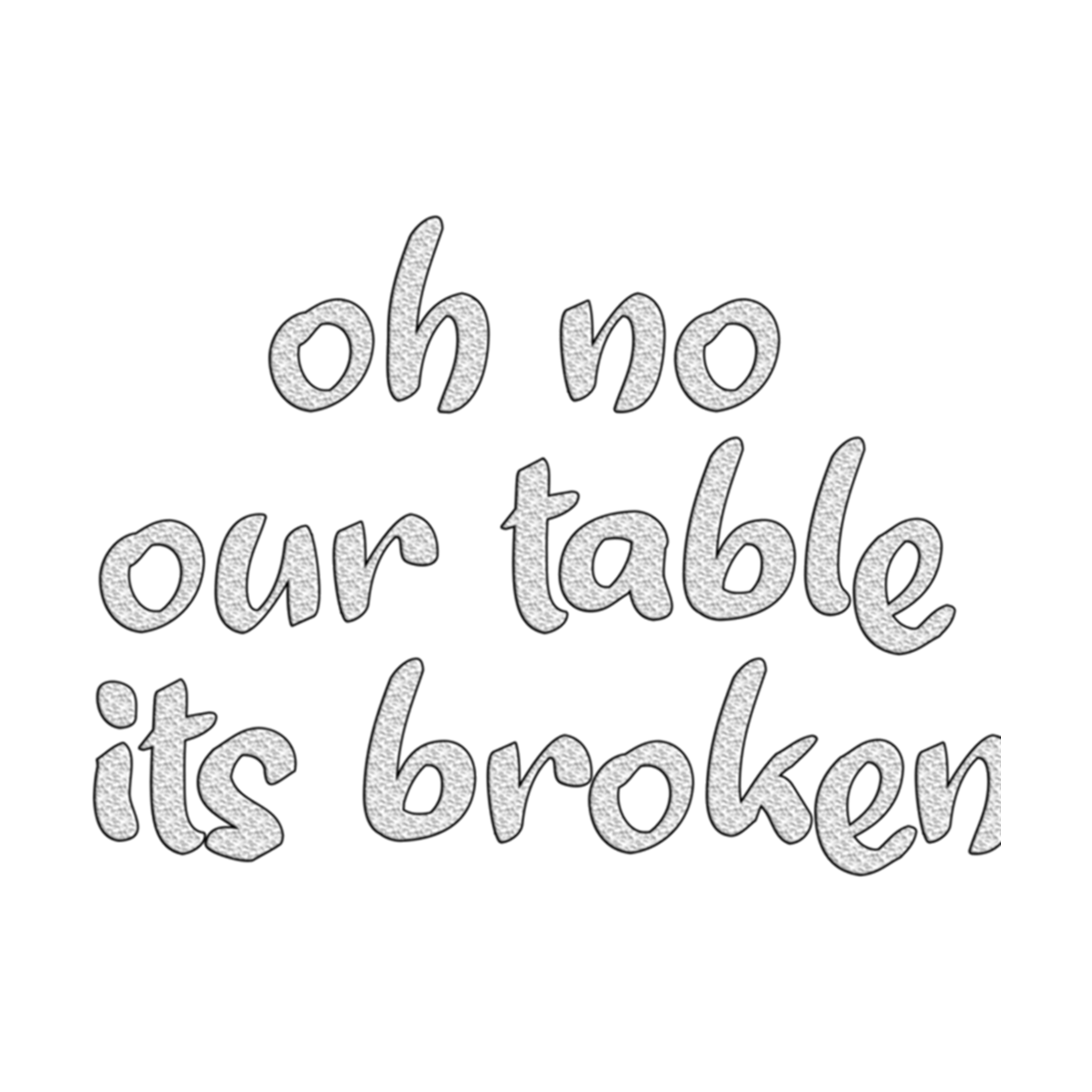 our table is brokenoh no our table its broken funny tiktok t | Inspire ...