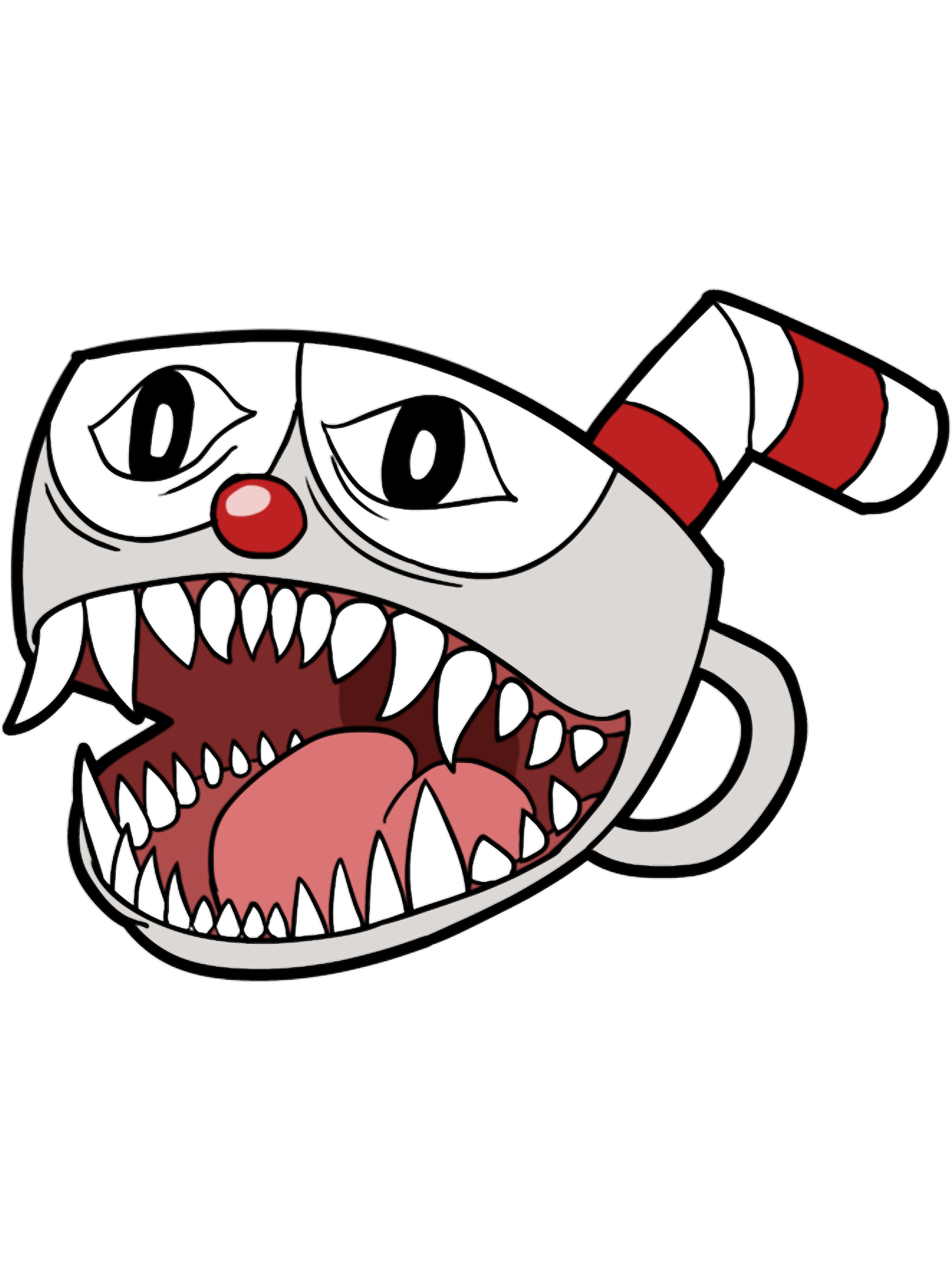 Cuphead Cuphead RAGE Cursed Emoji | Inspire Uplift
