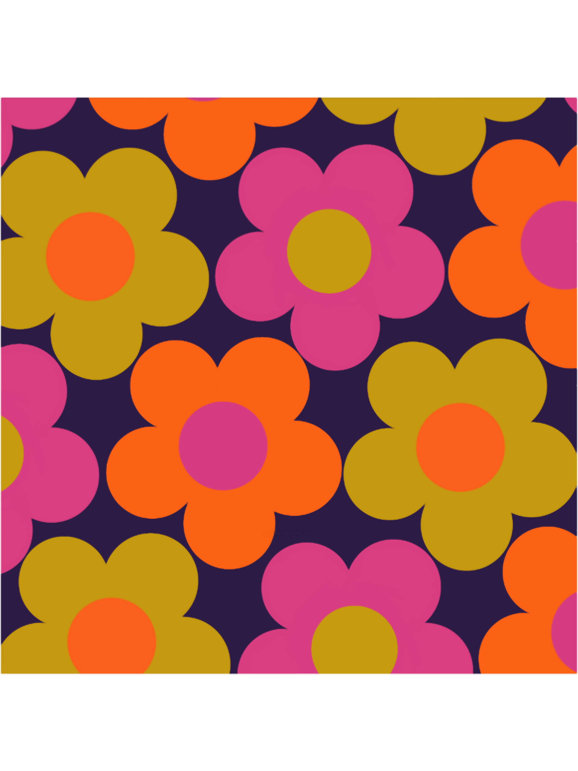 60s Style Neon Flowers | Inspire Uplift