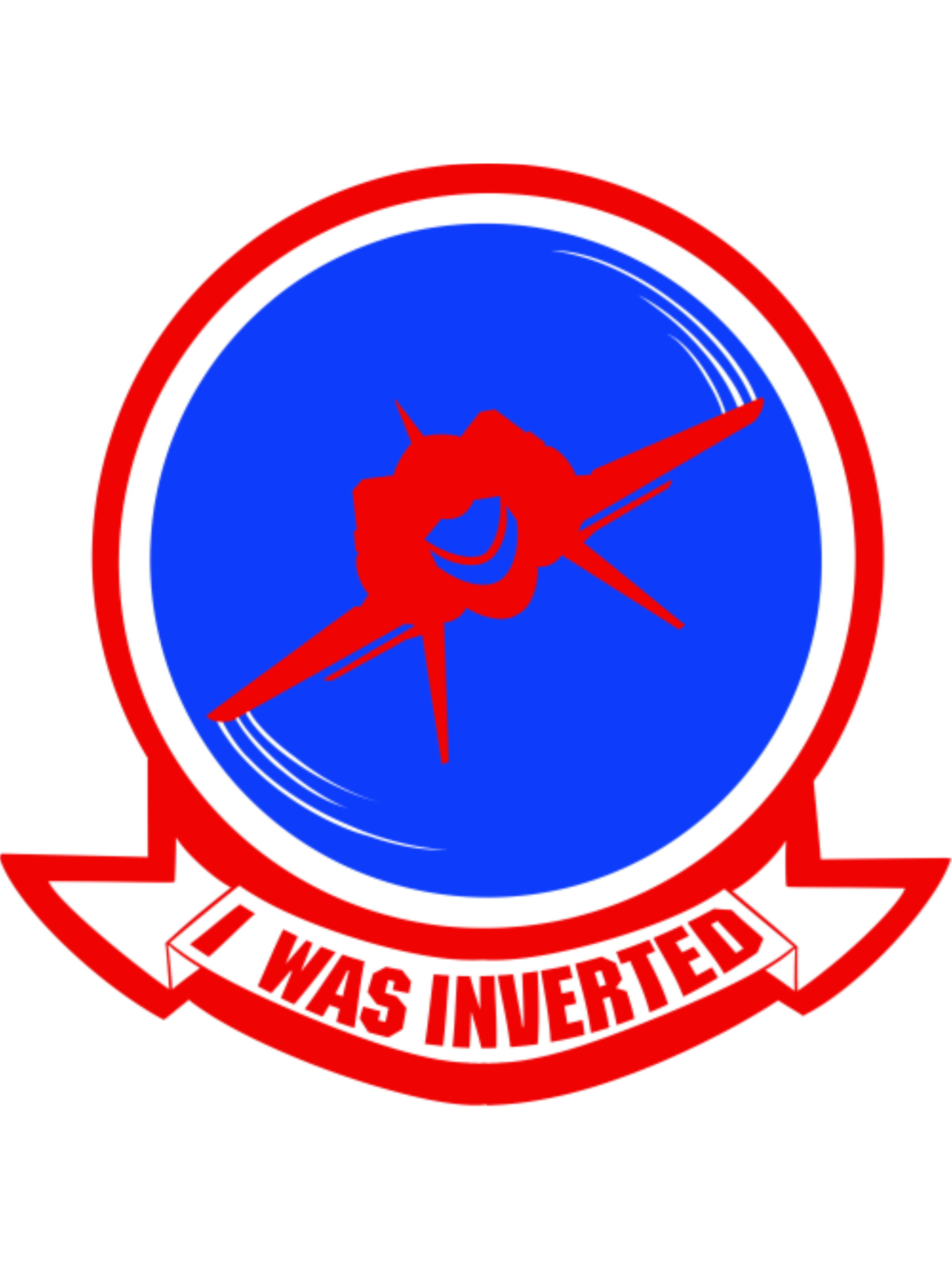 I Was Inverted Top Gun Maverick Military Patch | Inspire Uplift