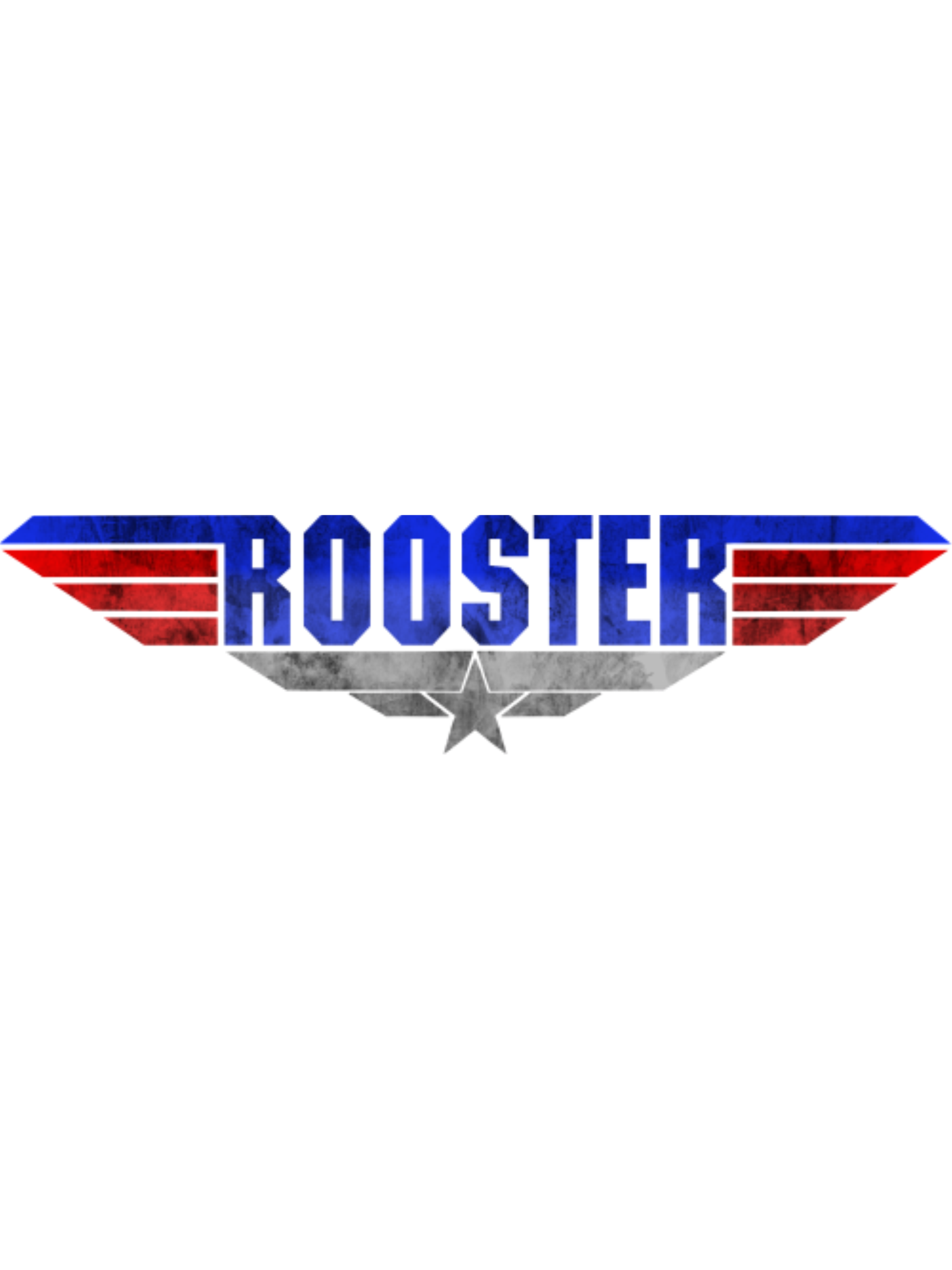 Top Gun Maverick Logo Parody Rooster Red Blue Sliver Danger | Inspire ...