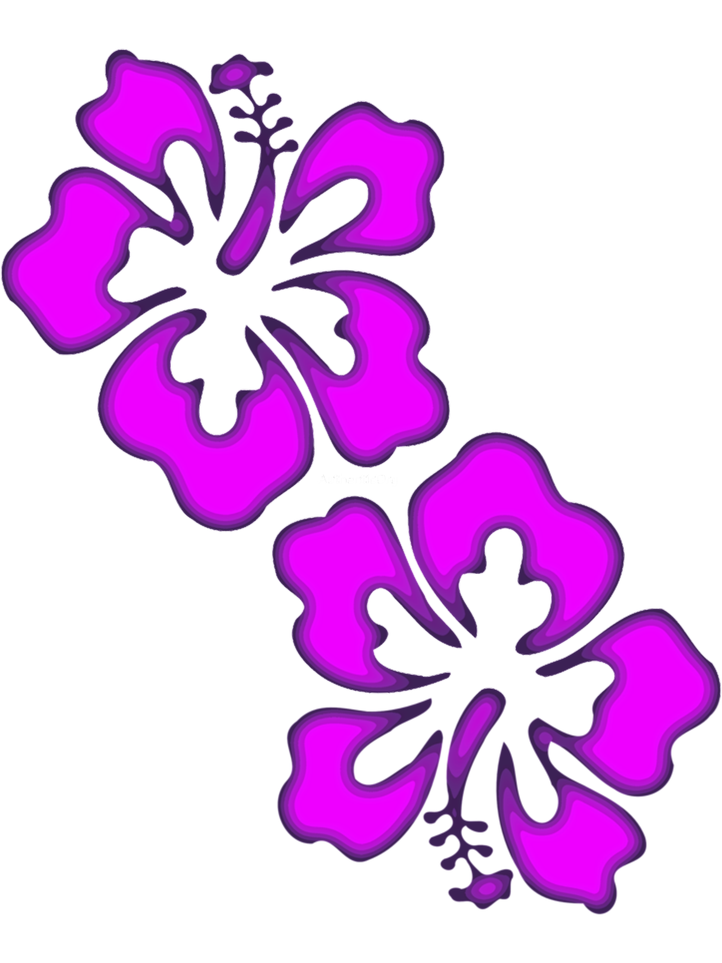 Pink Hibiscus Flower Design - Inspire Uplift