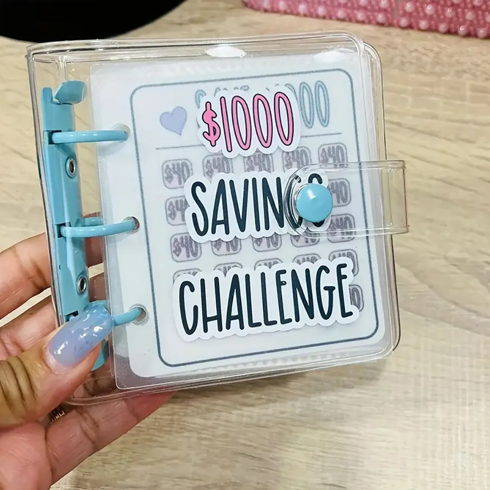 1000 Savings Challenge Binder, Money Saving & Budget Tool | Inspire Uplift