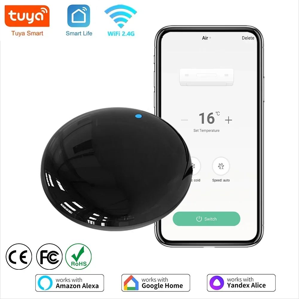 Tuya WiFi IR Remote Control | Smart Home Device | Inspire Uplift