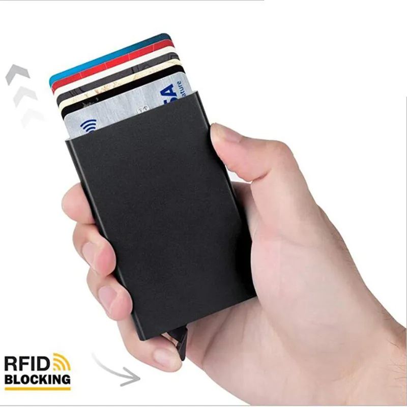 Slim RFID Smart Wallet Card Holder Metal | Inspire Uplift