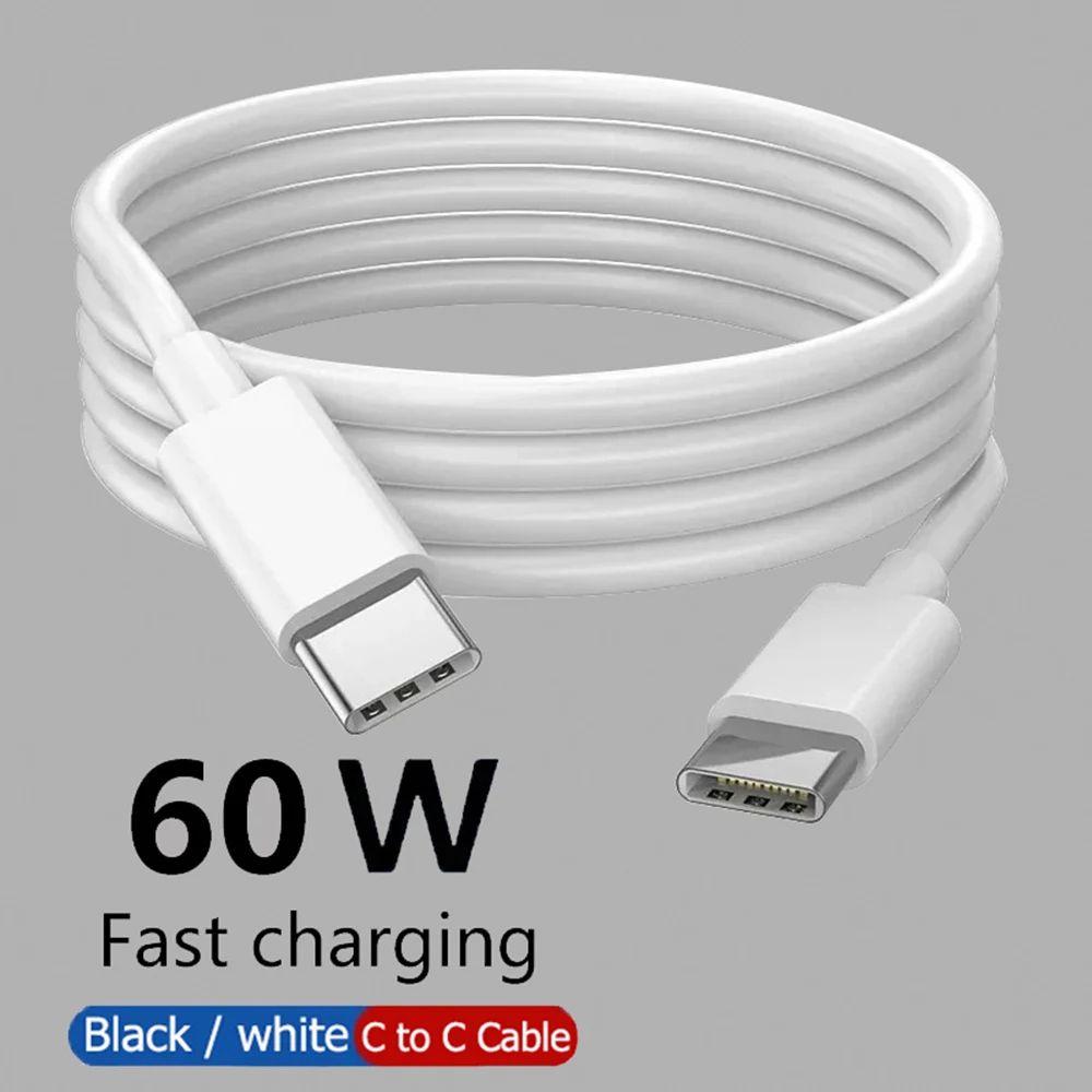 60W PD USB-C Fast Charging Cable – 1M to 3M Lengths | Inspire Uplift