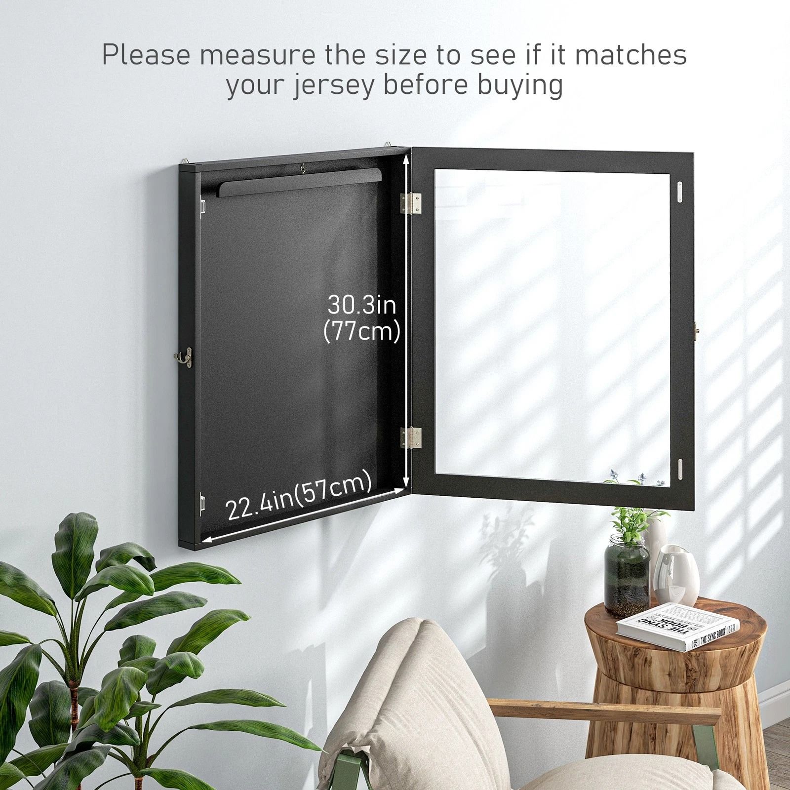 Lockable Jersey Shadow Frame – UV-Protected Display Case | Inspire Uplift