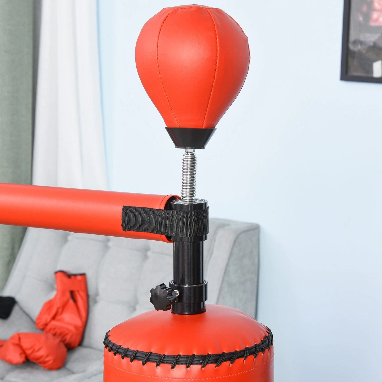 Boxing Punch Bag Stand with Rotating Flexible Arm – Adjustab | Inspire ...