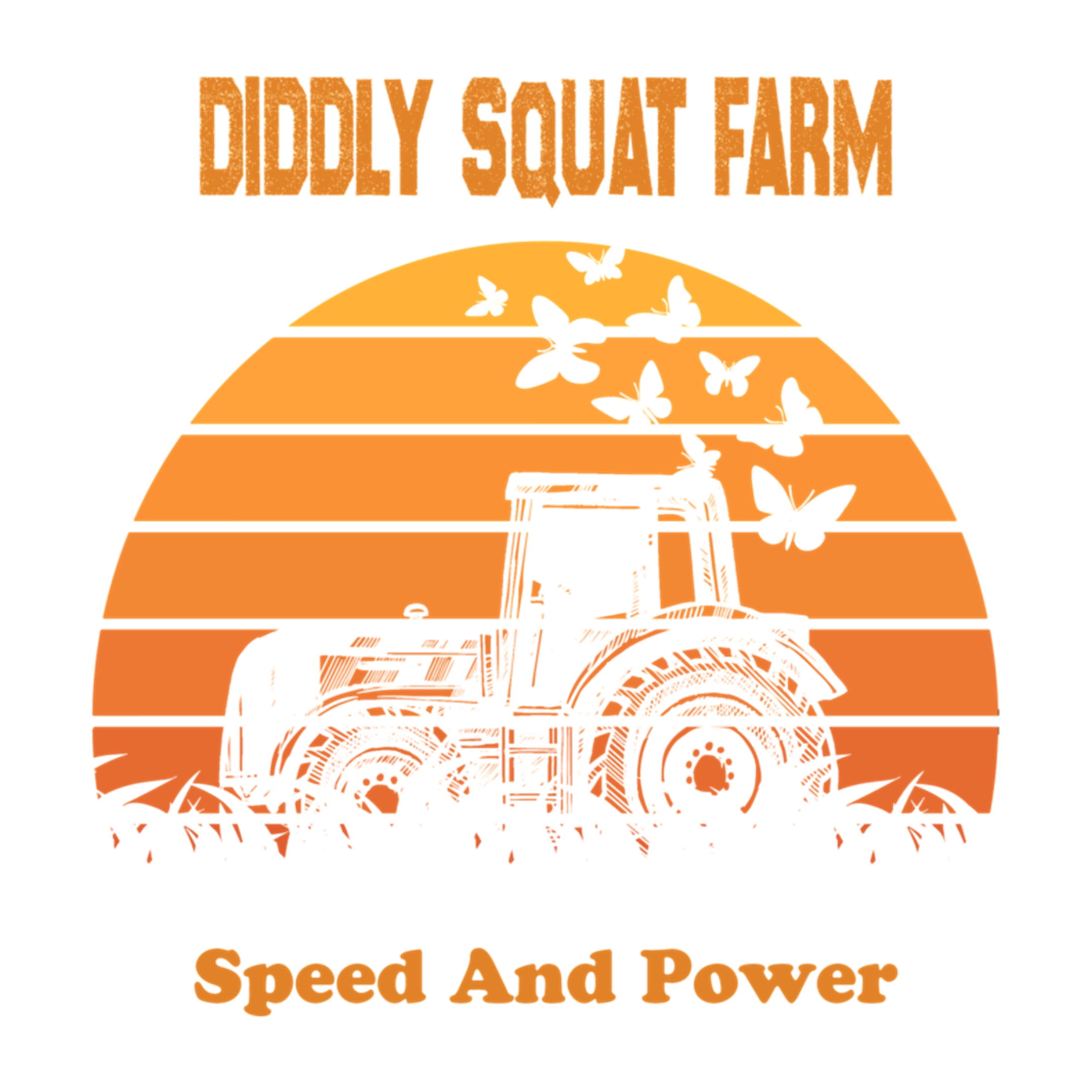 Diddly Squat Farm Speed And Power Tractor farmer vintage gif | Inspire ...