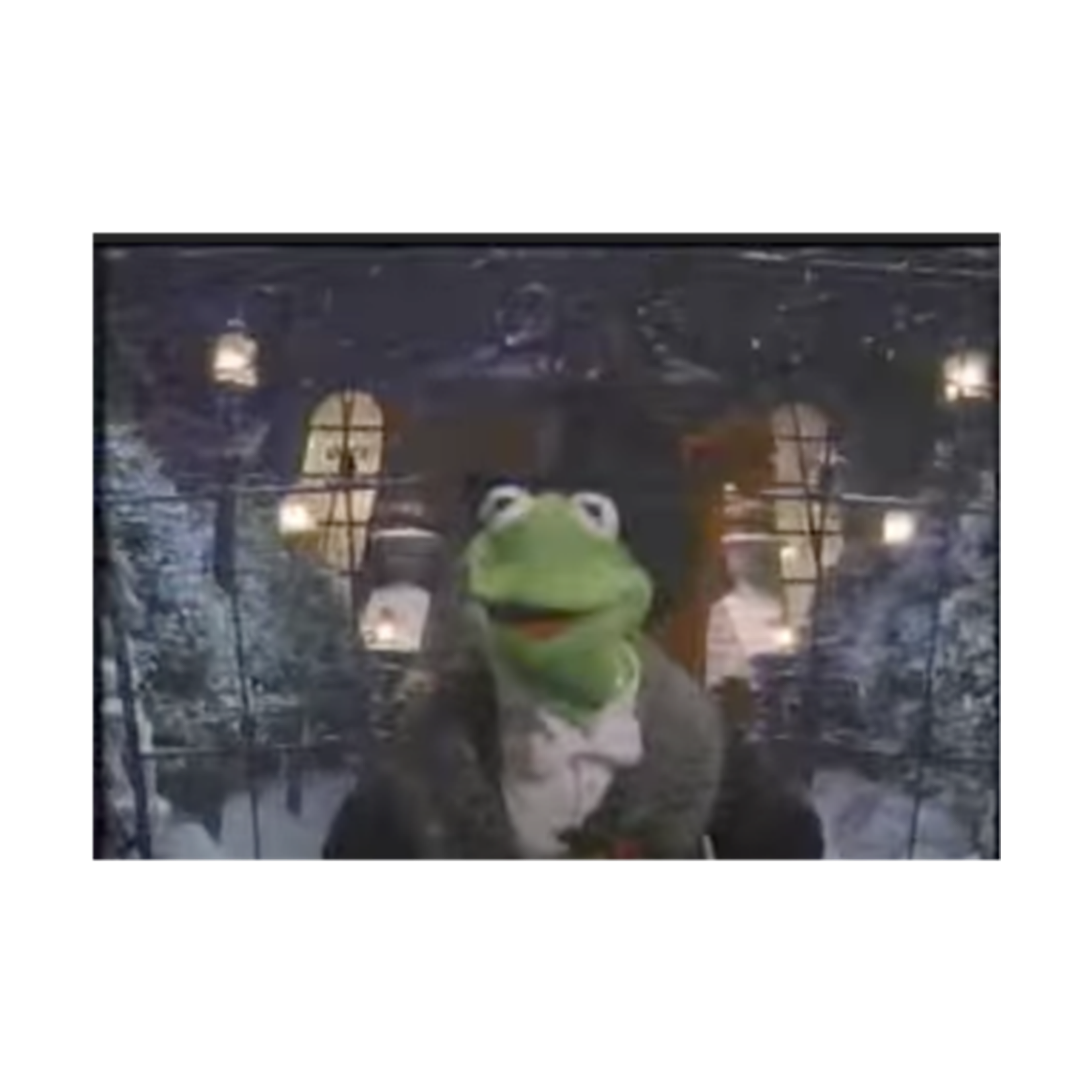 Kermit the Frog celebrating the holidays | Inspire Uplift