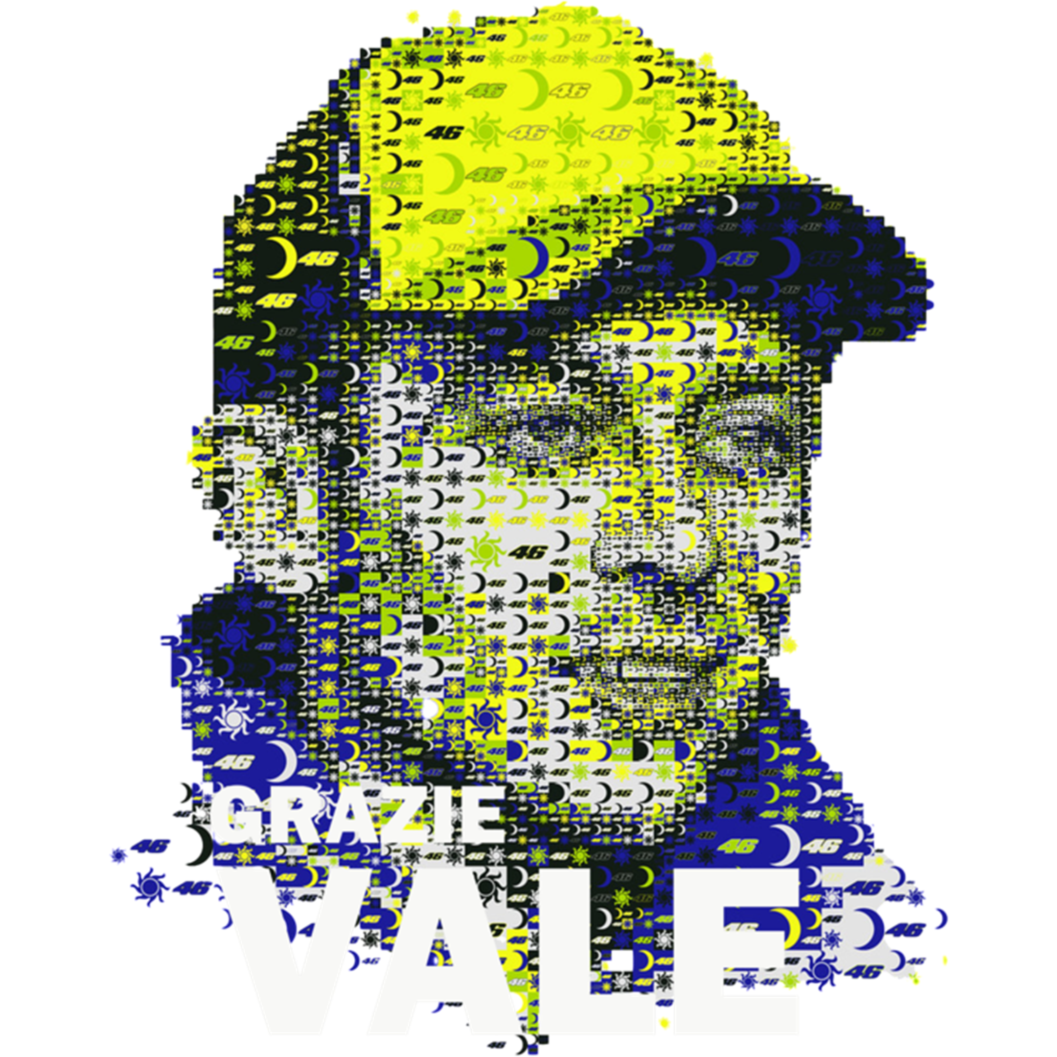 Valentino Rossi The Doctor The GOAT Design | Inspire Uplift