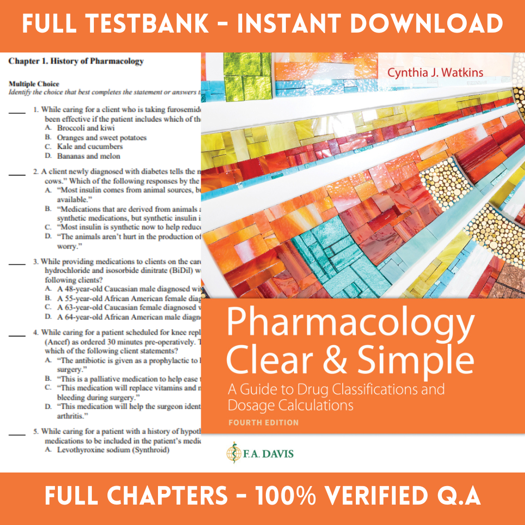 Latest 2023 Pharmacology Clear and Simple A Guide to Drug Cl | Inspire ...
