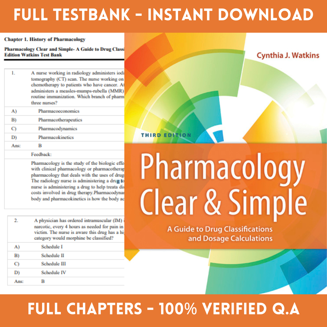 Latest 2023 Pharmacology Clear and Simple A Guide to Drug 3r - Inspire ...