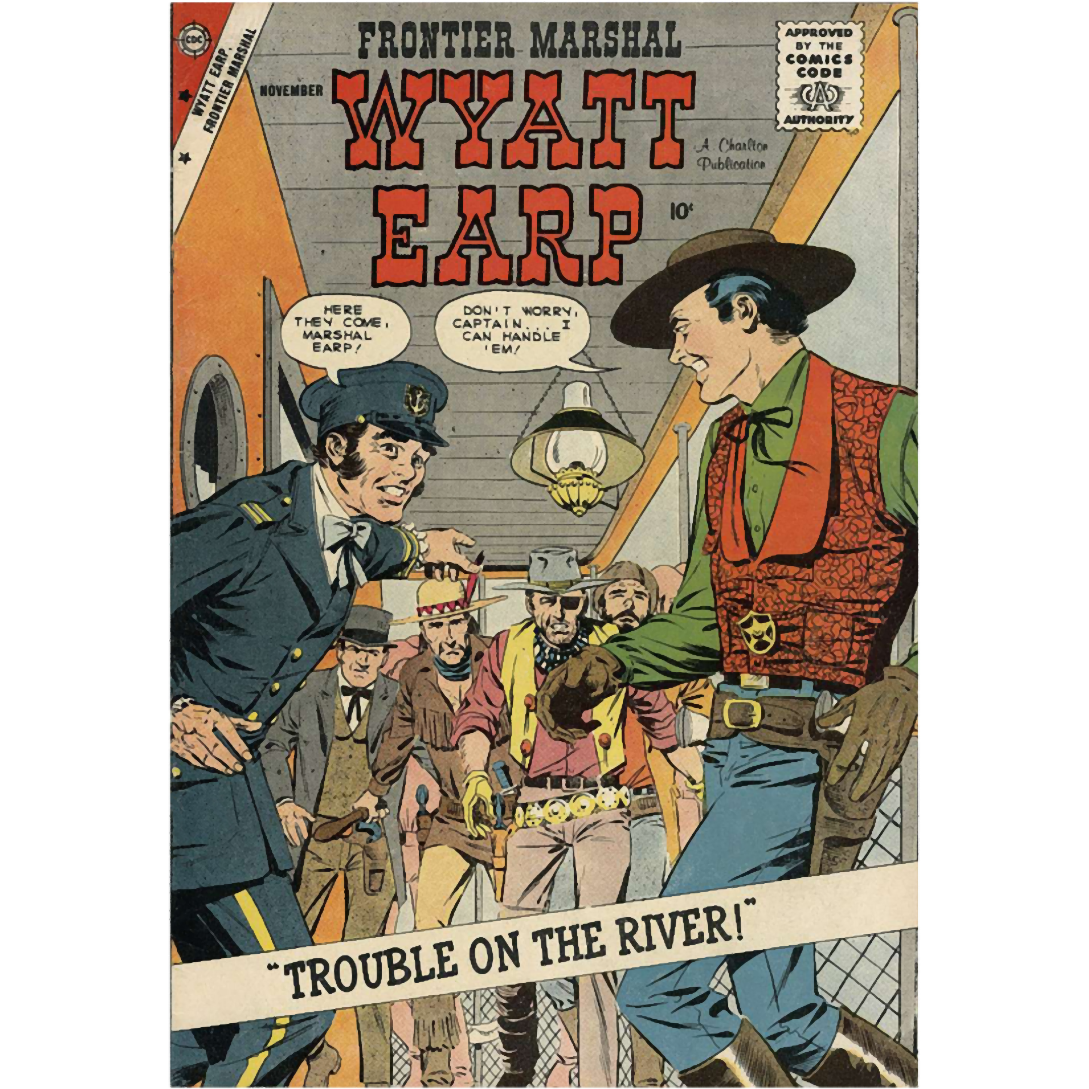 Wyatt Earp Frontier Marshall No.27. Comic Book Cover, 1959 | Inspire Uplift
