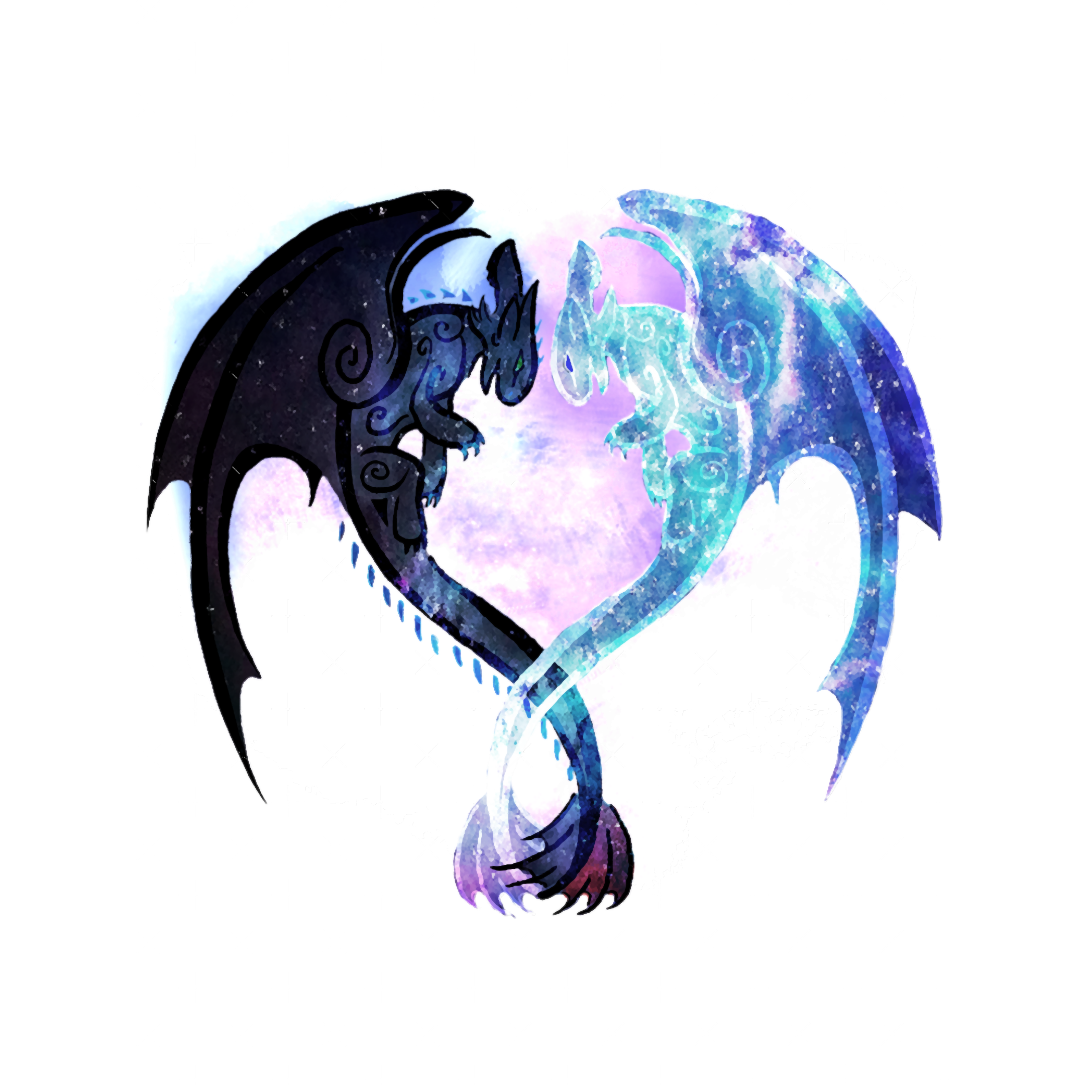 Dragon Heart Toothless and Light Fury | Inspire Uplift