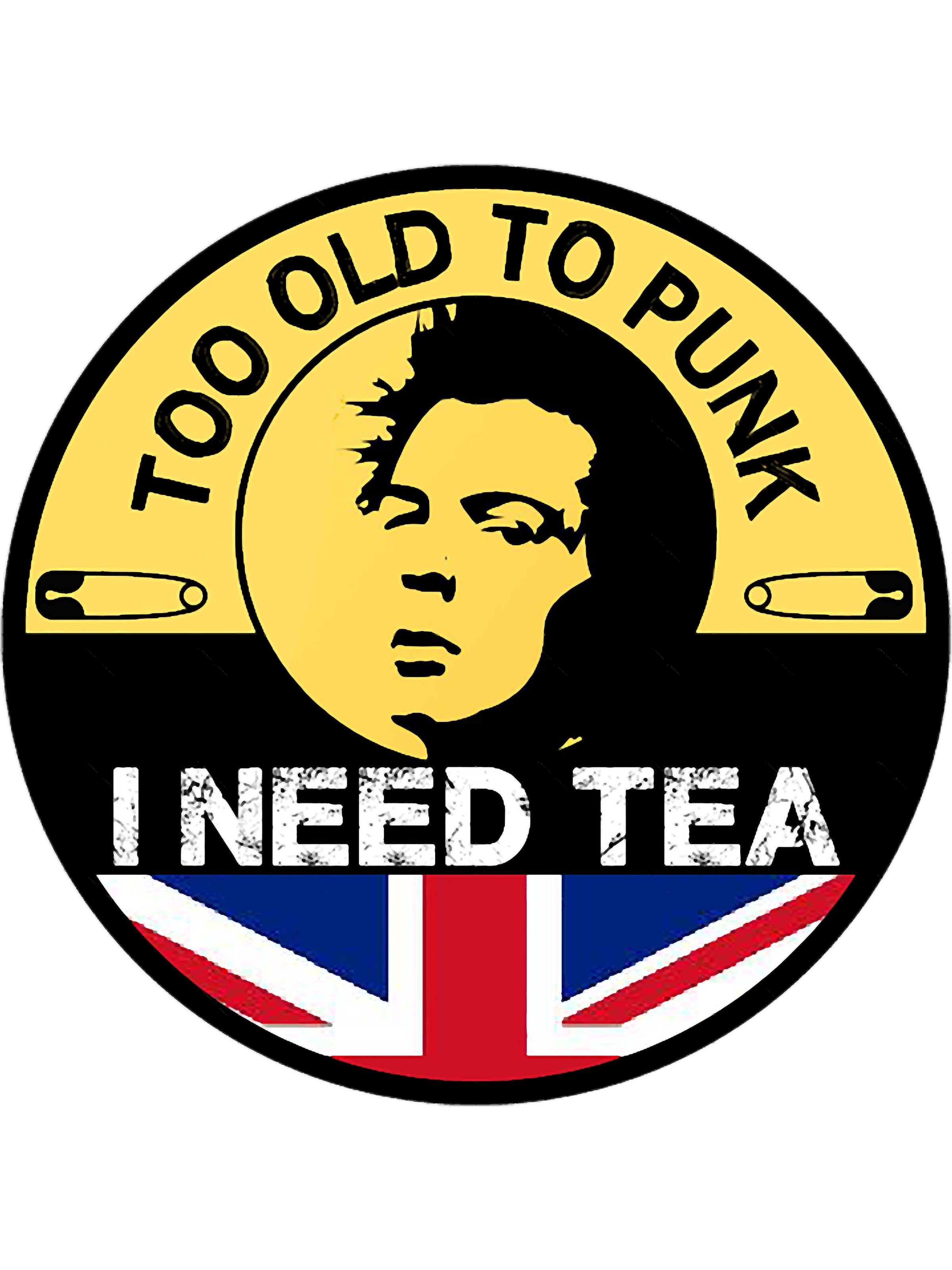 Too Old To Punk Old Punker Love TeaBritish TeaOld Punk Rocke - Inspire ...