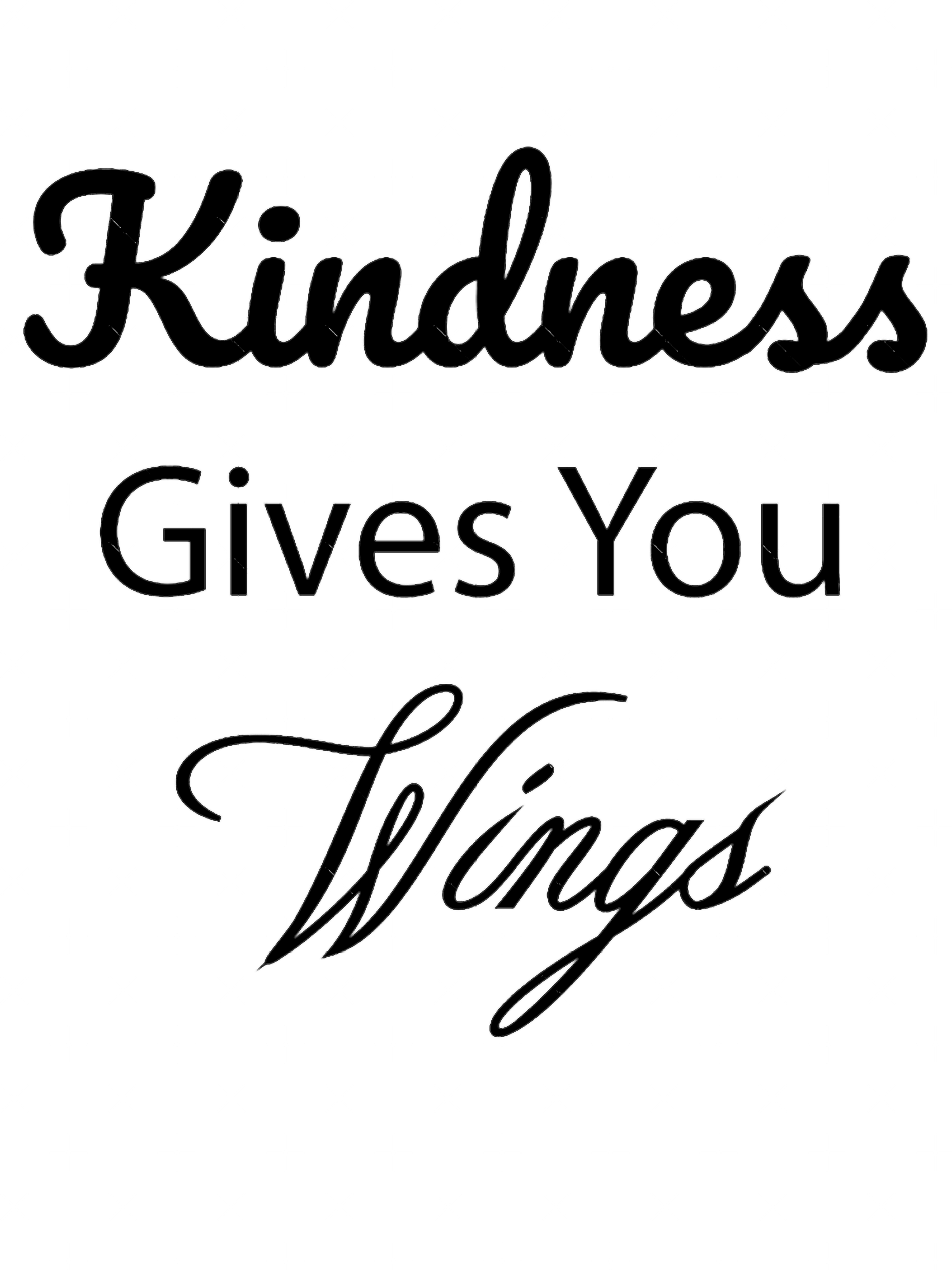 Kindness Gives You Wings, Tps womens, Original | Inspire Uplift