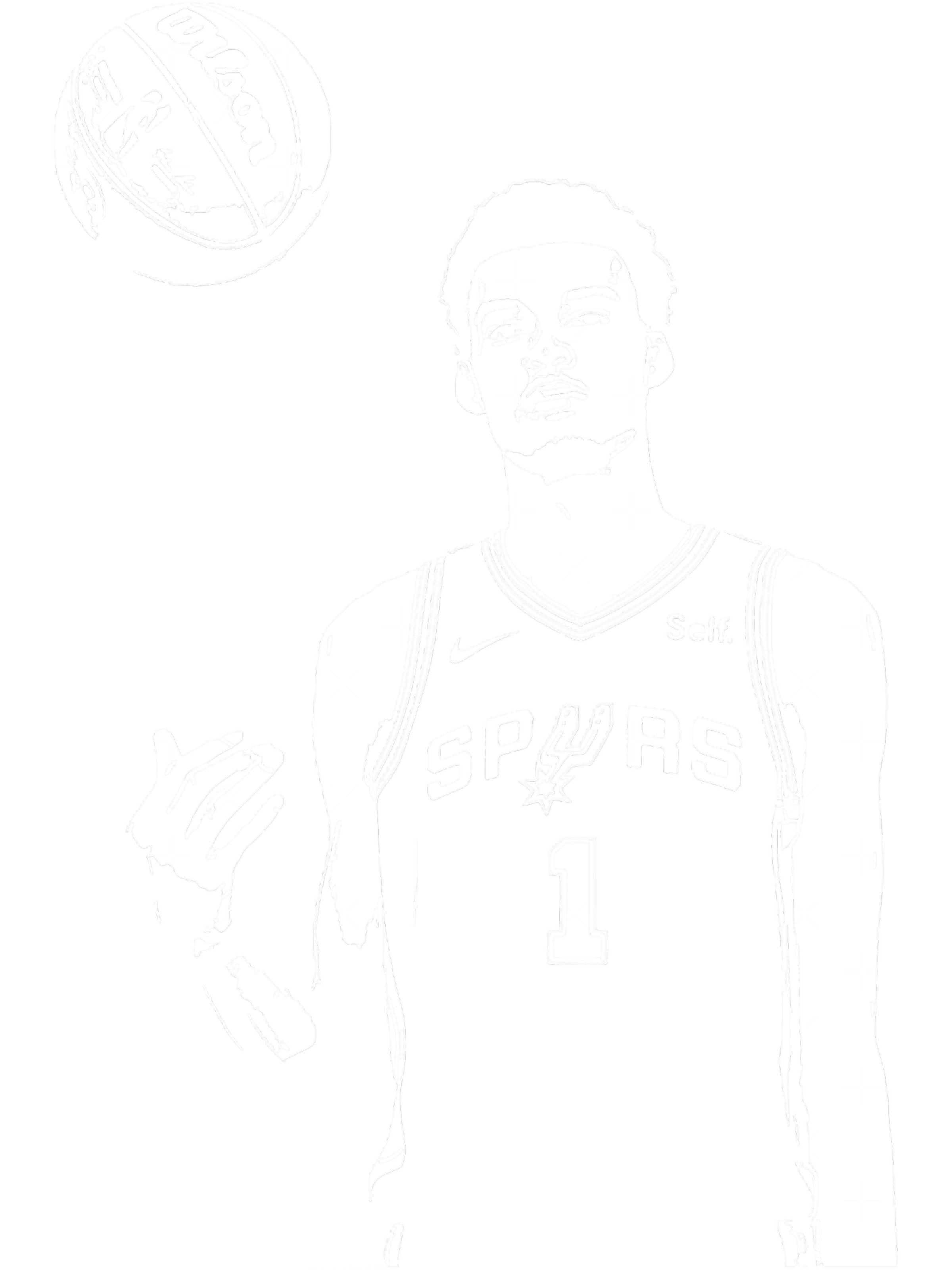 Victor Wembanyama Vector Art 7 | Inspire Uplift