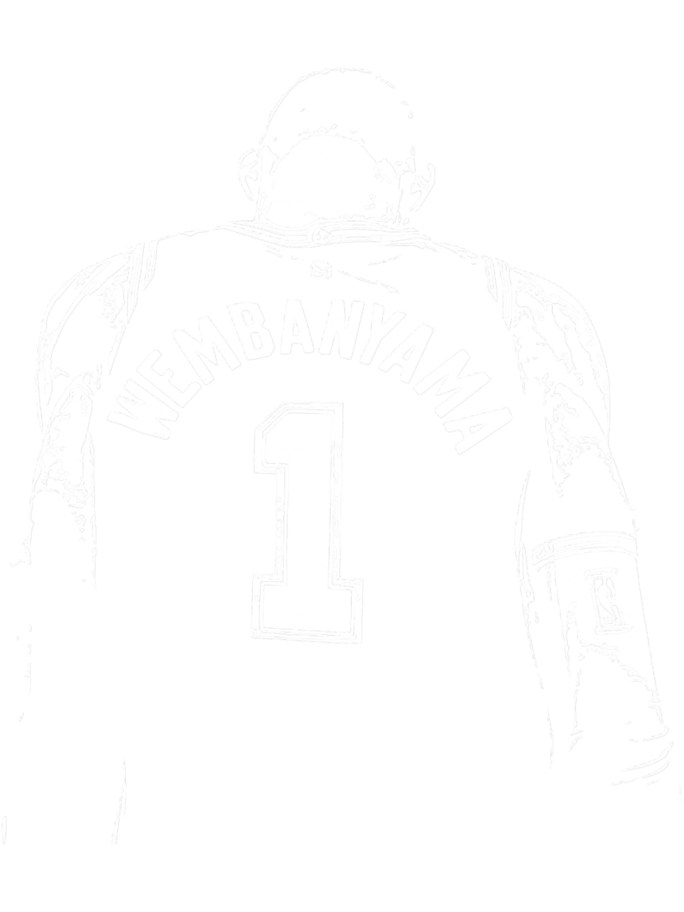 Victor Wembanyama Vector Art 8 - Inspire Uplift