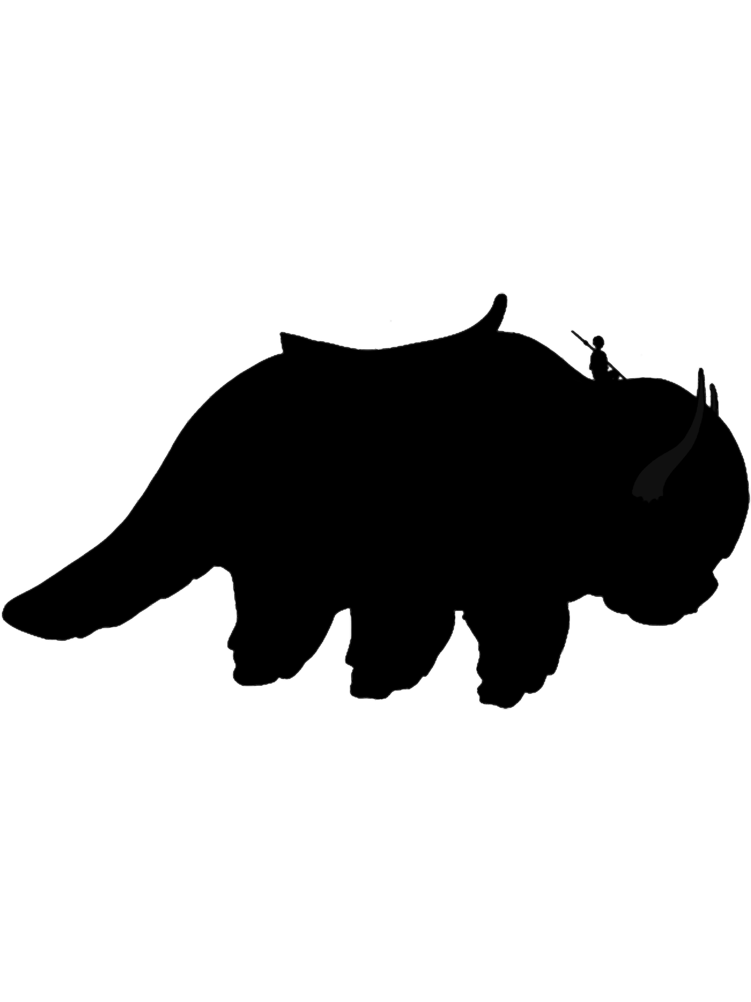 Appa Silhouette- Aang | Inspire Uplift