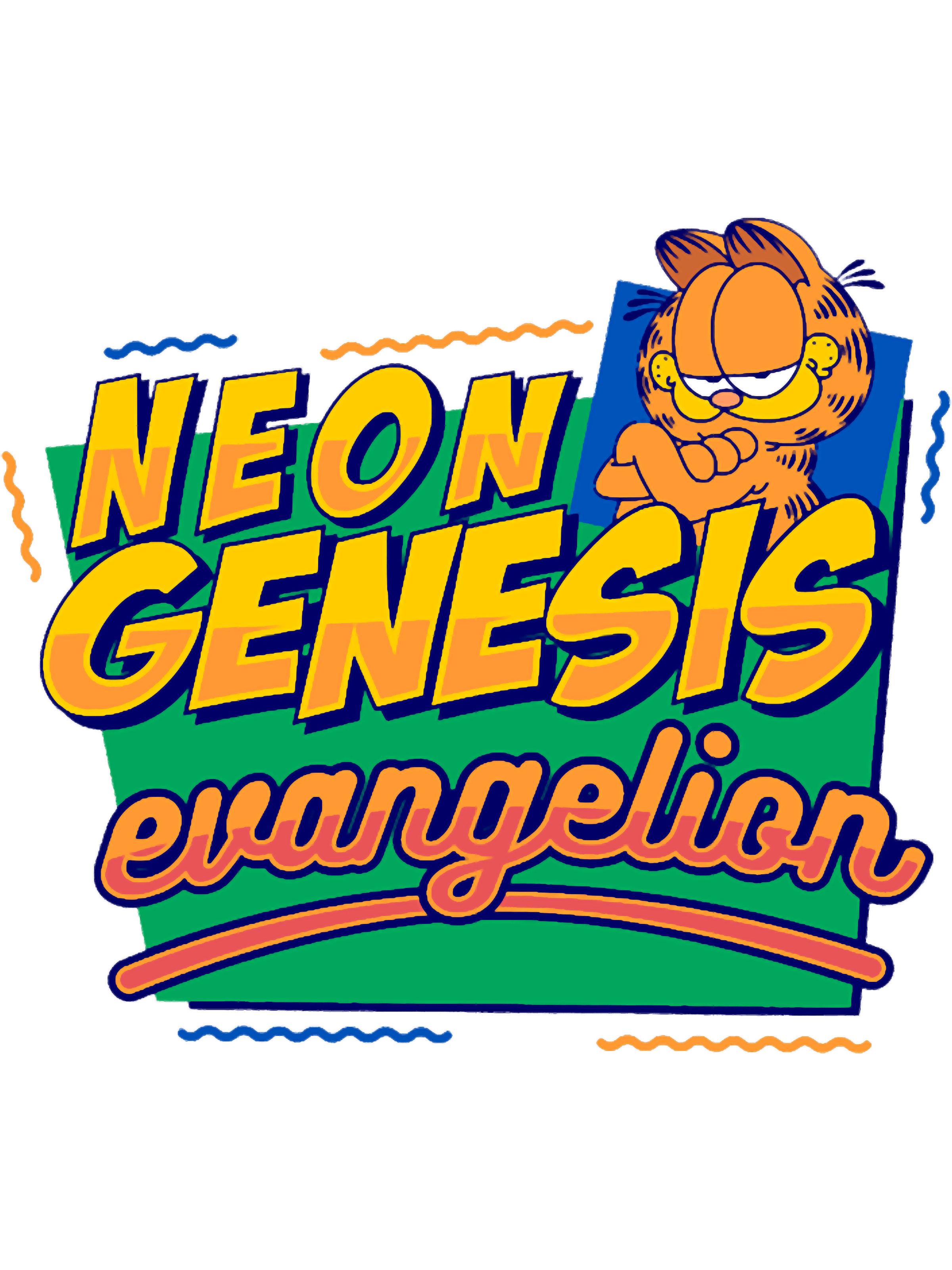 Neon Genesis Evangelion Garfield Classic | Inspire Uplift