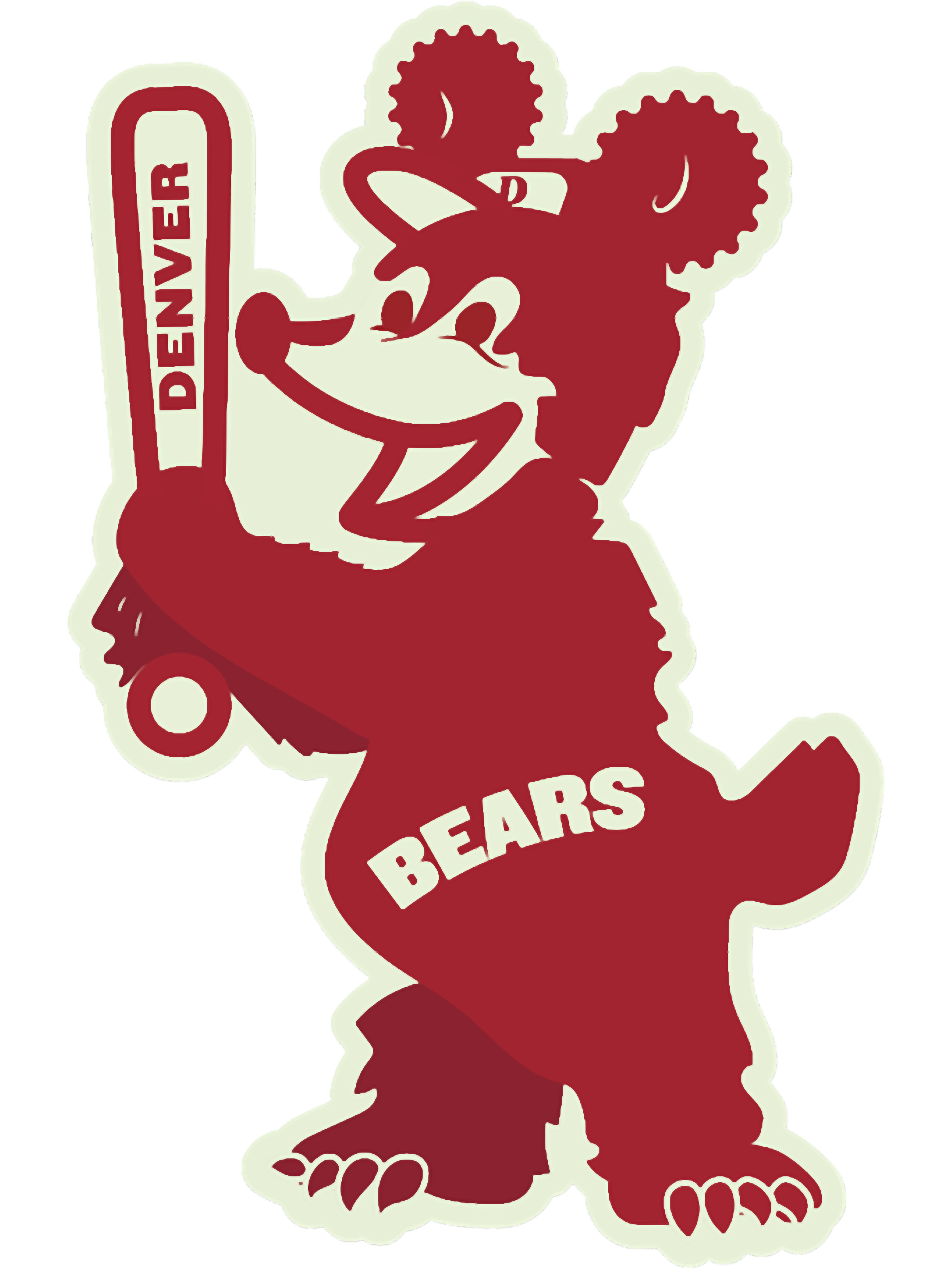 Vintage Denver Bears Baseball logo circa 1900 Triblend | Inspire Uplift