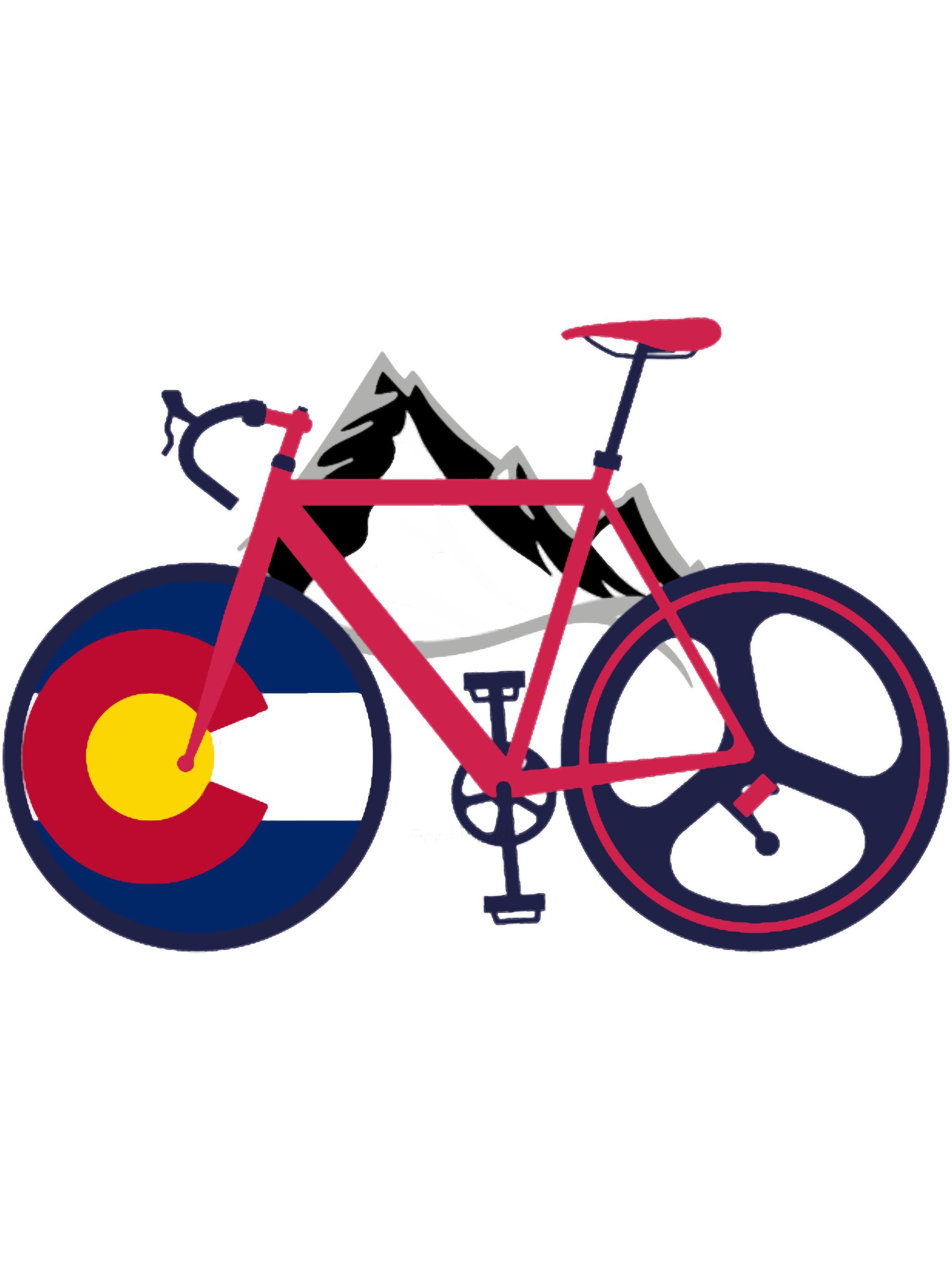 Colorado Flag Mountain Bike Gif | Inspire Uplift