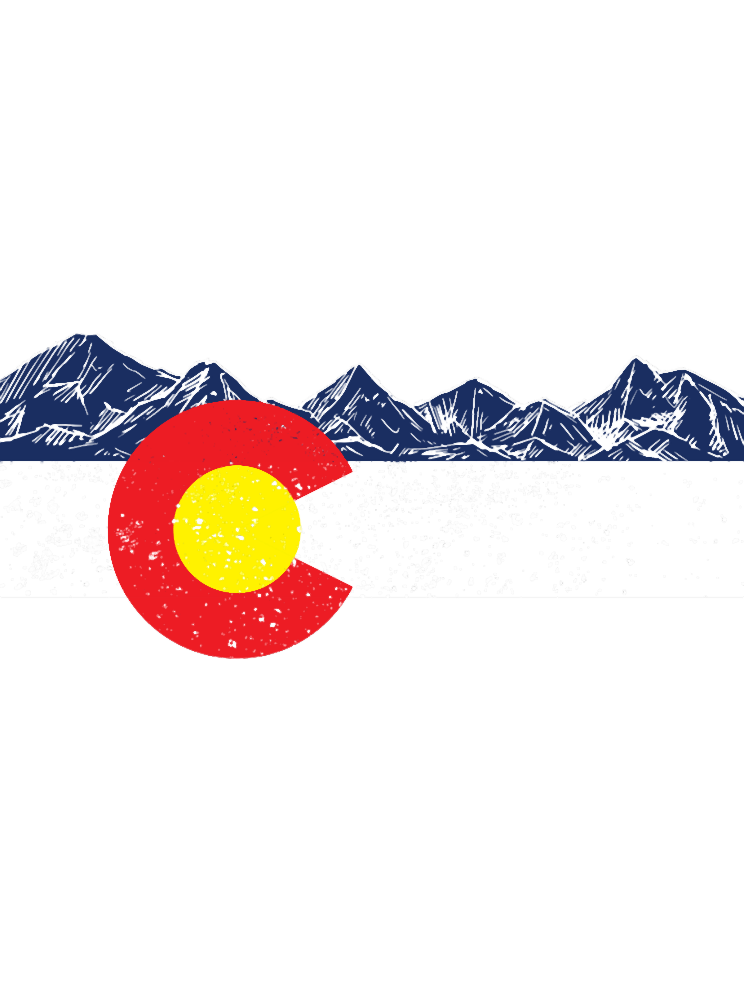 Colorado Flag Mountain Gift Vacation Colorado Day Denver | Inspire Uplift