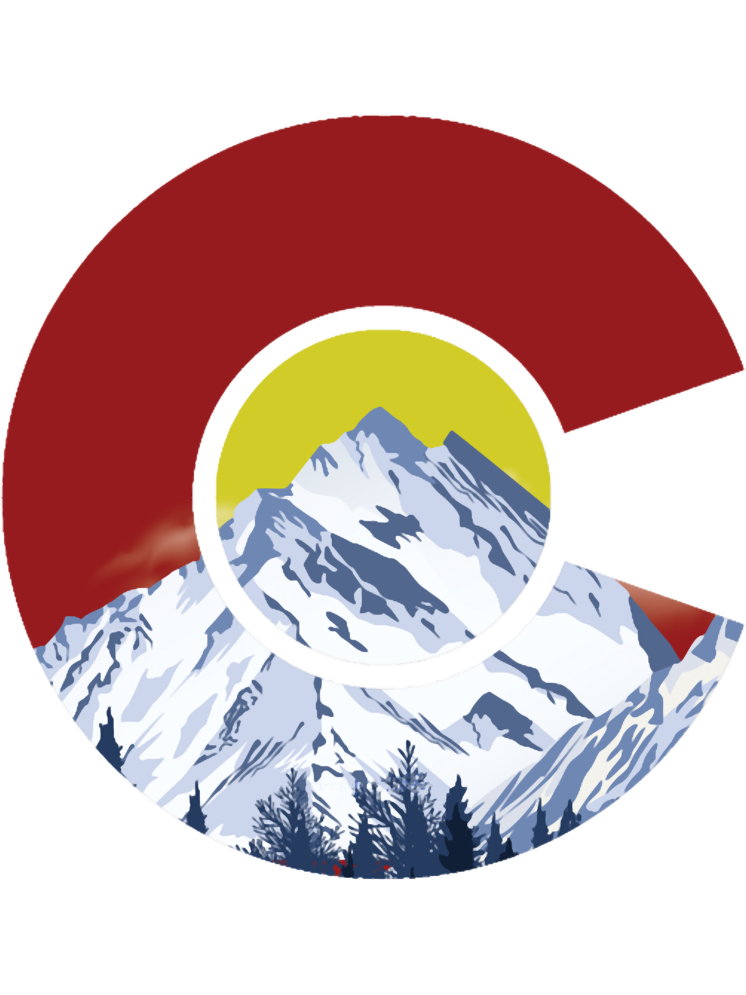 State of Colorado Flag Mountains (1) | Inspire Uplift