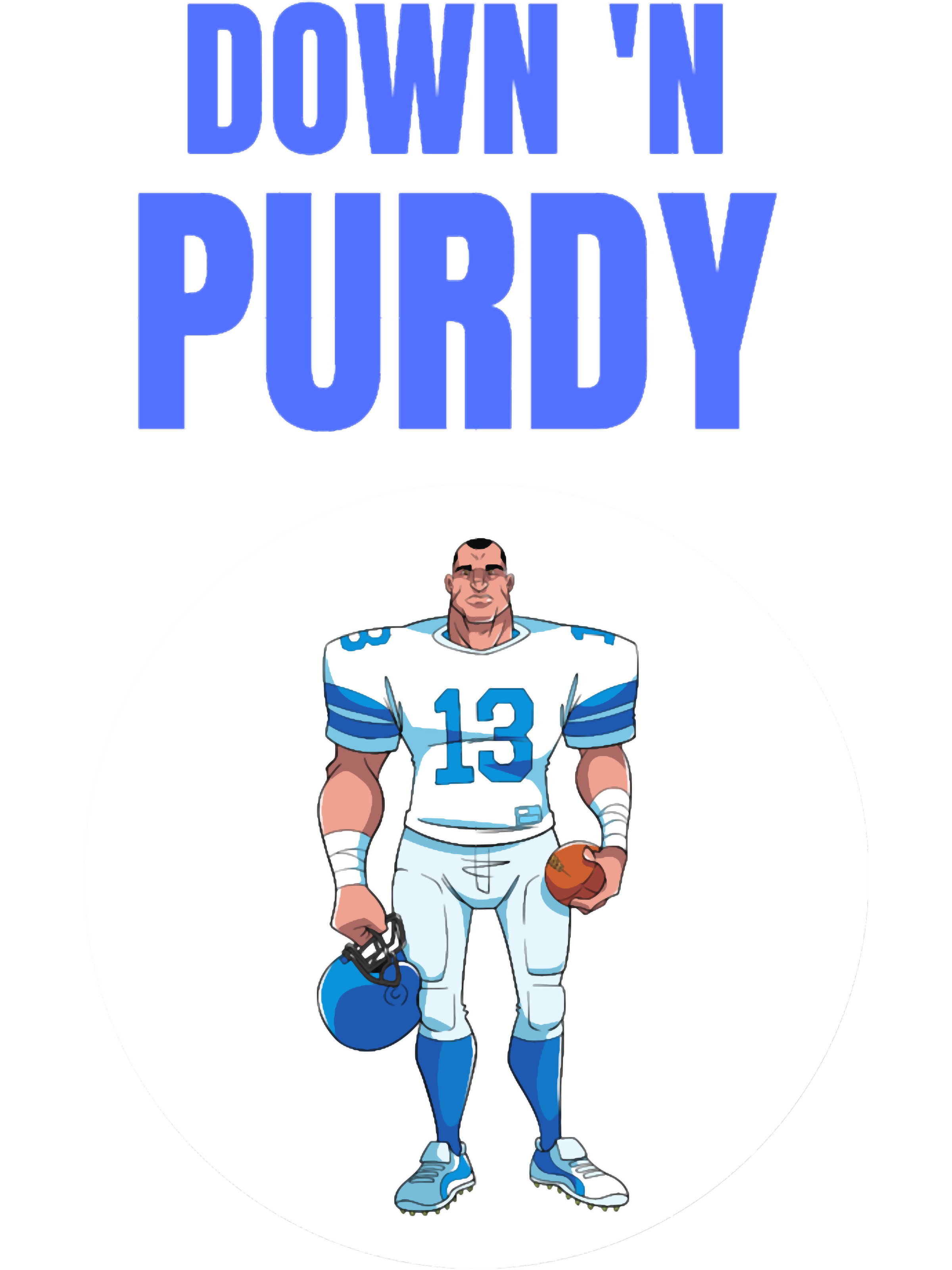 Down N Purdy 13 Brock Purdy American Football | Inspire Uplift