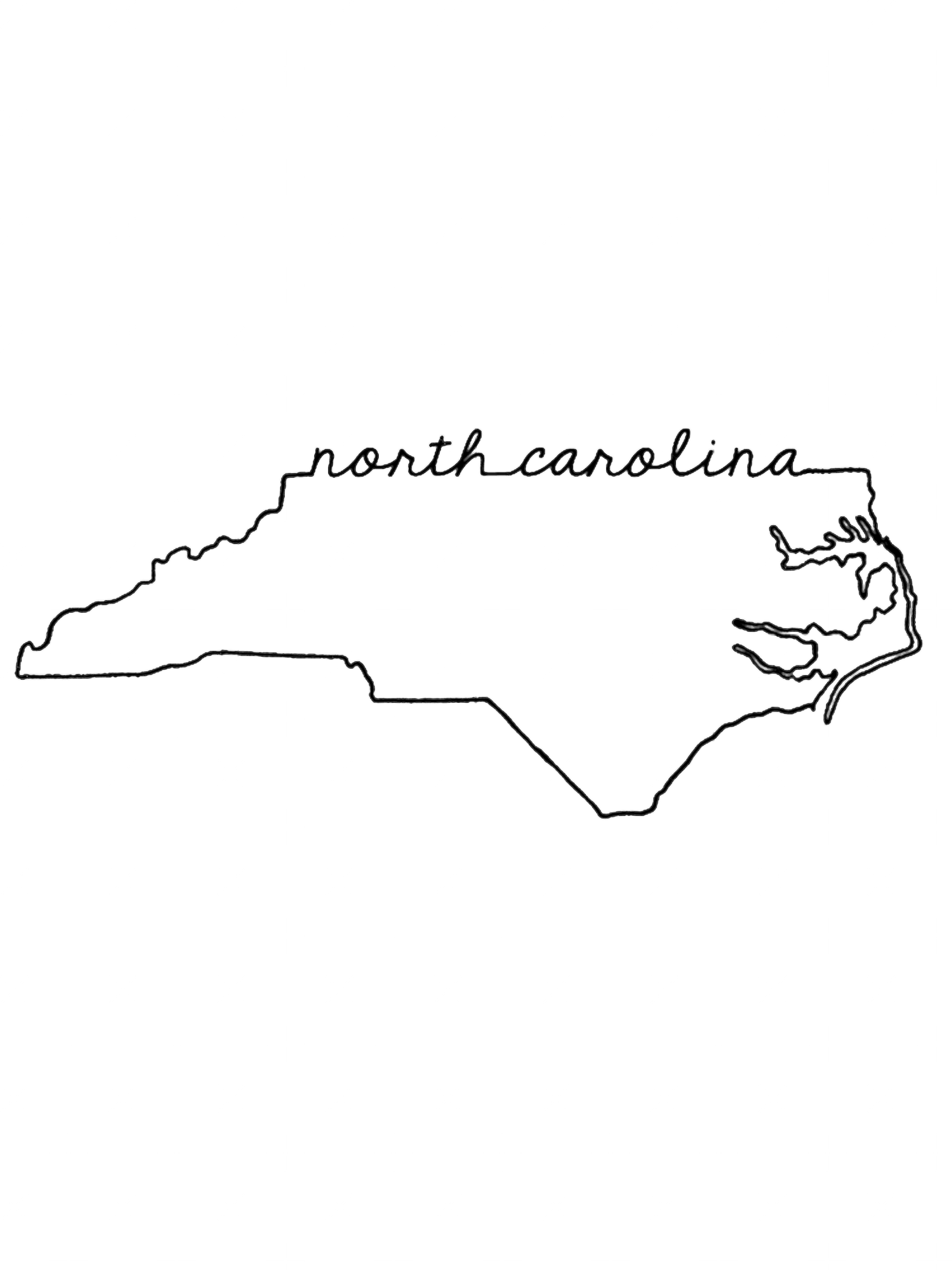 North Carolina State Outline | Inspire Uplift